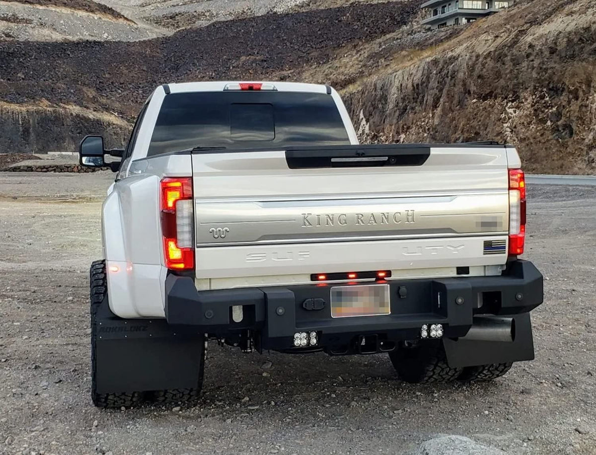 "2022 Ford F-250 Installed OEM-Spec Red Lens LED Truck Tailgate Rear I ...