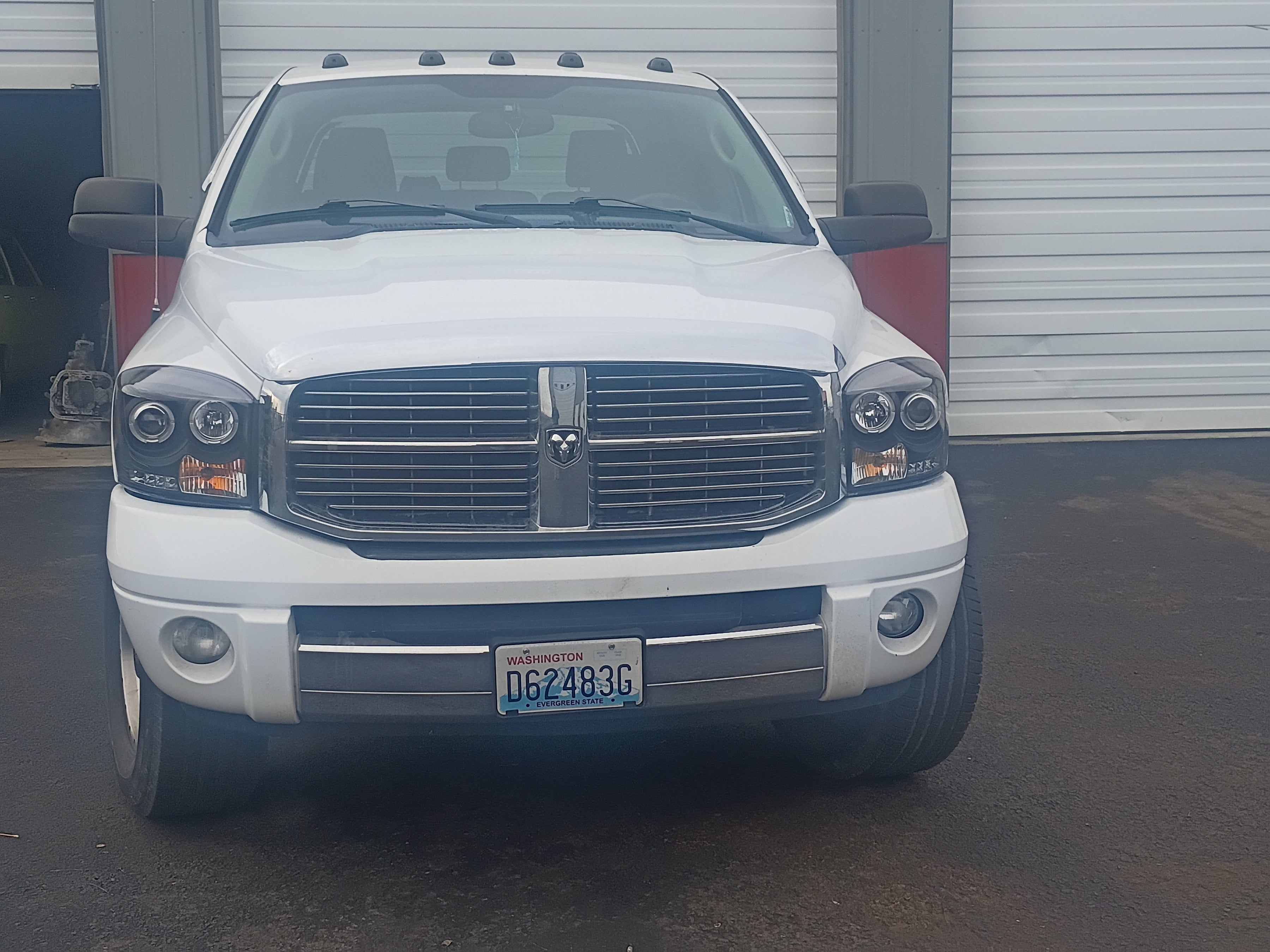 06 ram 2500 mega cab Installed 5pc Set Smoked Lens Truck Cab Roof Ligh ...