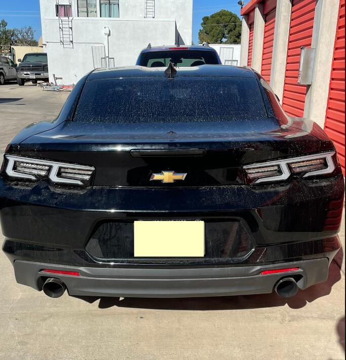 2019 Chevrolet Camaro Installed Smoked Lens F1 Style Strobe LED Trunk ...