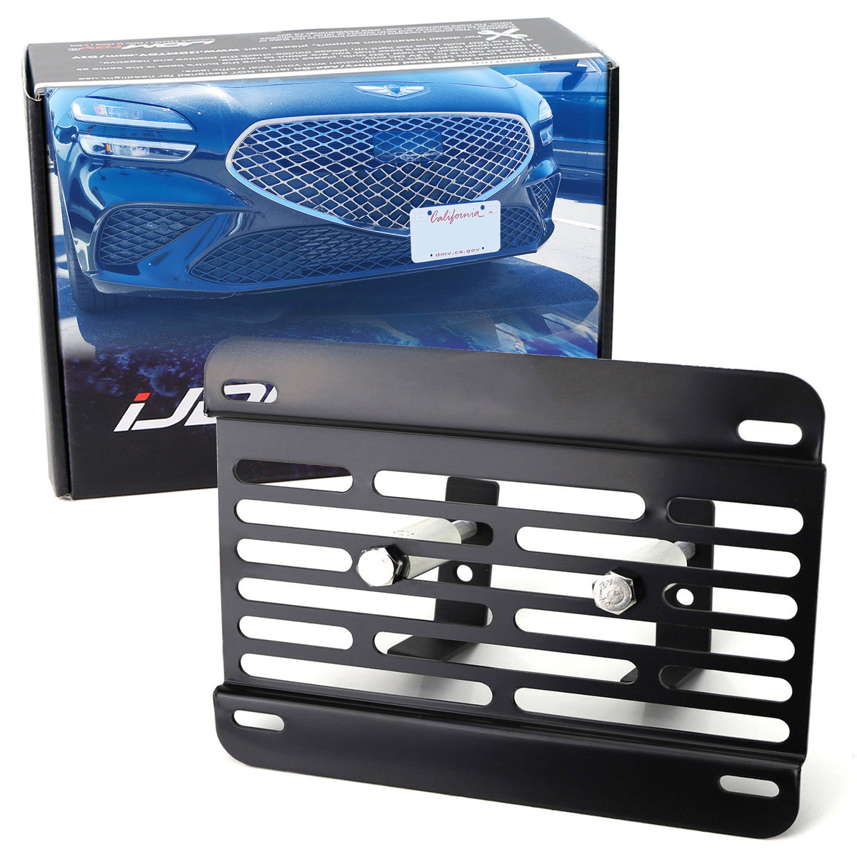 No Drill Grille Mesh Mount LicensePlate Relocator For Genesis G70 G80 ...