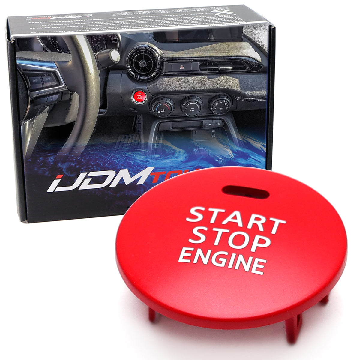 Mazdaspeed Style Red Engine Push Start Button For Mazda 3 6 CX-5 MX-5 ...