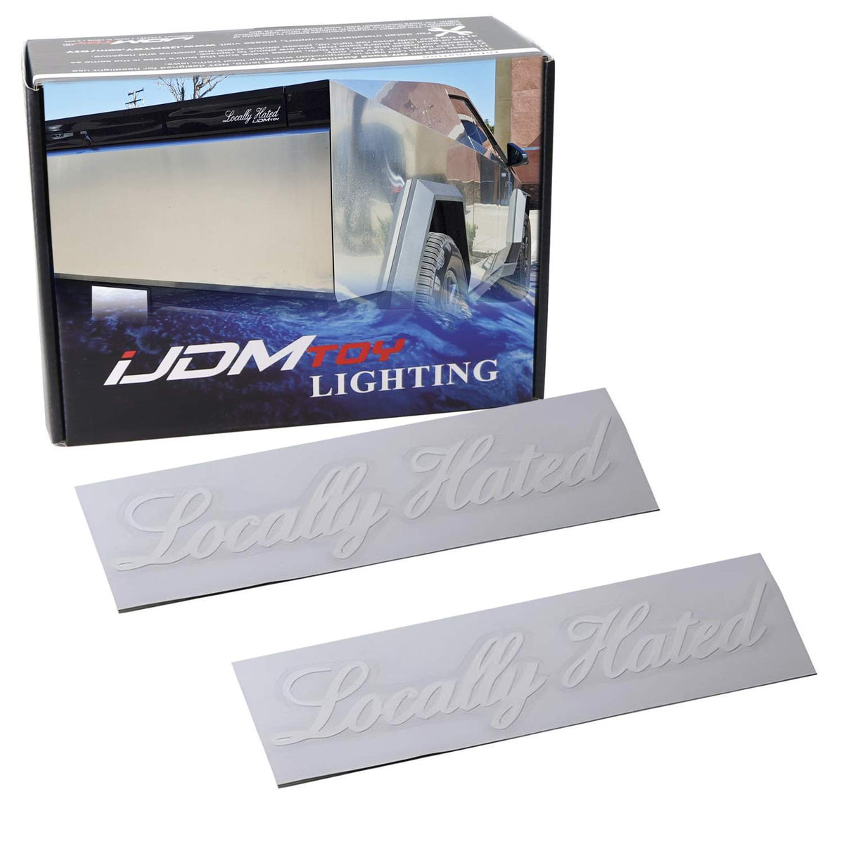 (2) Self-Mock Road Rage Depressor Locally Hated Car Window Bumper Deca ...