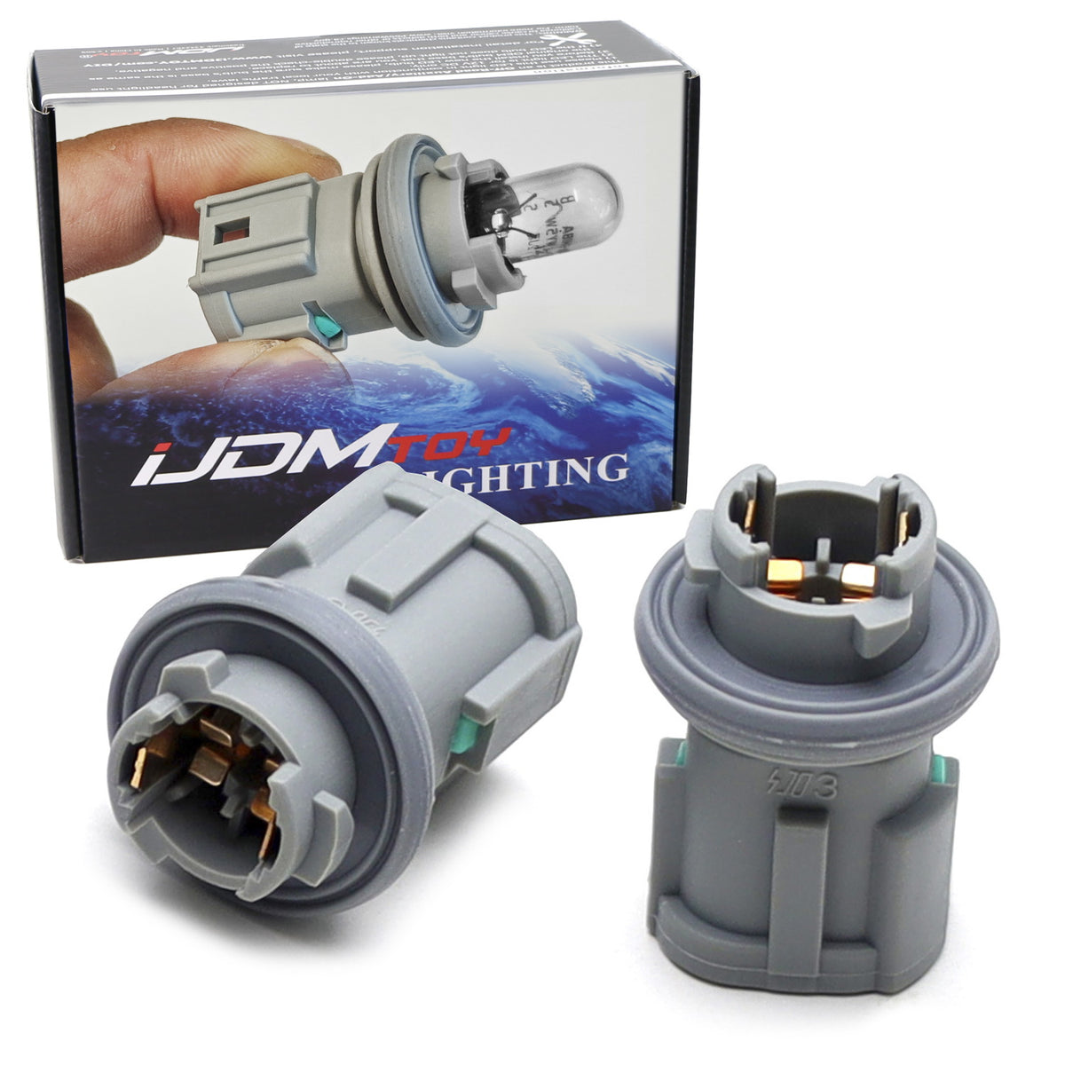 2 W5W Bulb Plug Sockets For Nissan 240SX 350Z Maxima Side Markers, Par ...