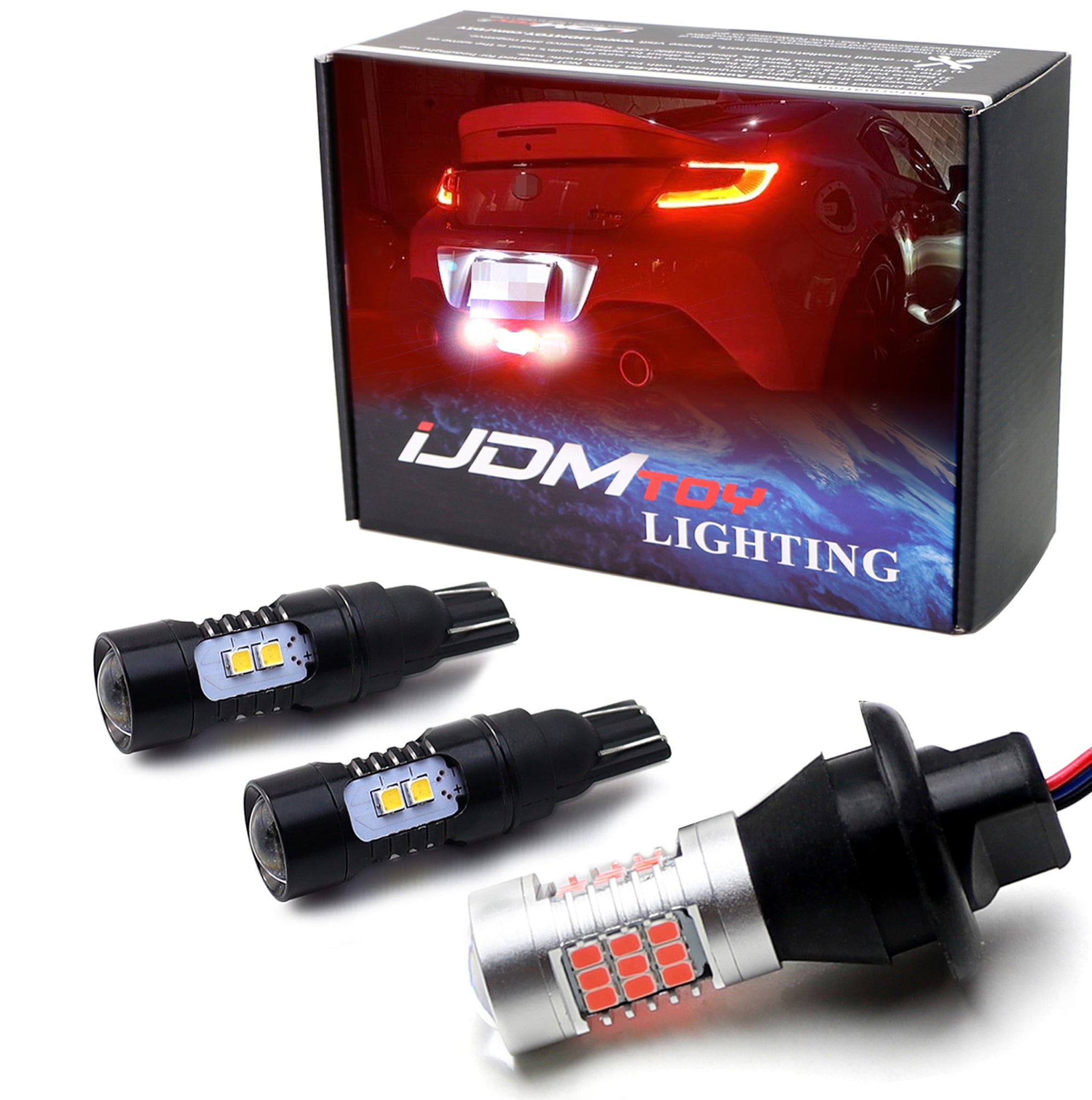 JDM Style Full LED Rear Fog, Backup Light Conversion For Subaru BRZ To ...