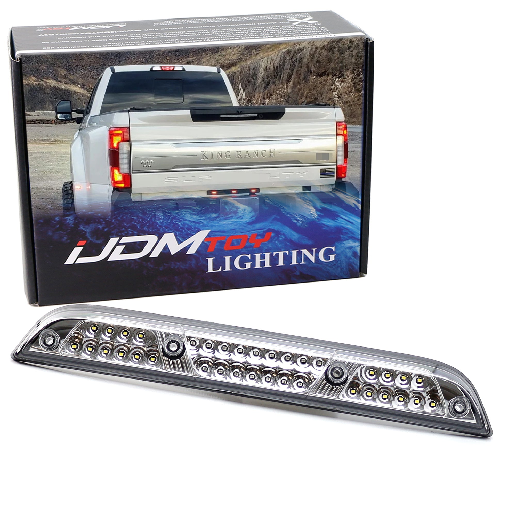 Raptor Style F1 Strobe LED High Mount 3rd Brake Light For 15-20 F150 F — iJDMTOY.com
