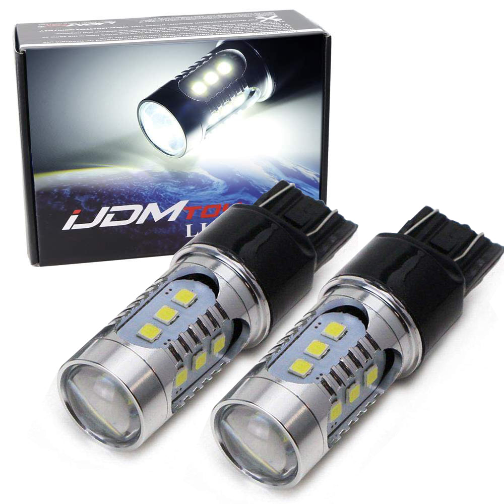 Xenon White 7443 T20 LED Replacement Bulbs, Replace 7440 7443 7441 744 ...