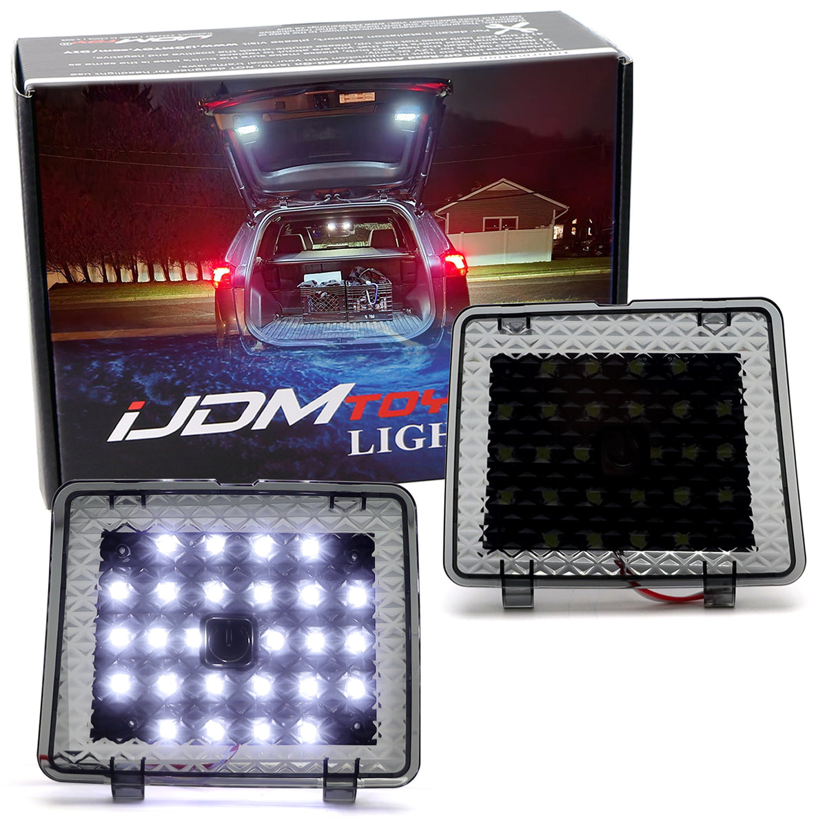 Full LED Rear Hatch Door Tailgate Lid Overhead Light Kit For Toyota 20 ...
