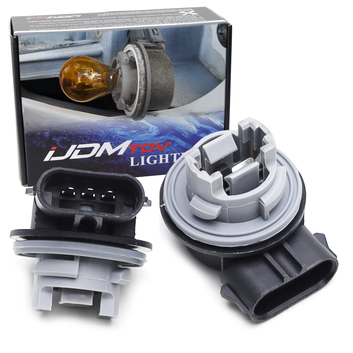 OE-Spec 3157 Bulb Plug Sockets For Ford Front Headlight Parking/Turn S ...