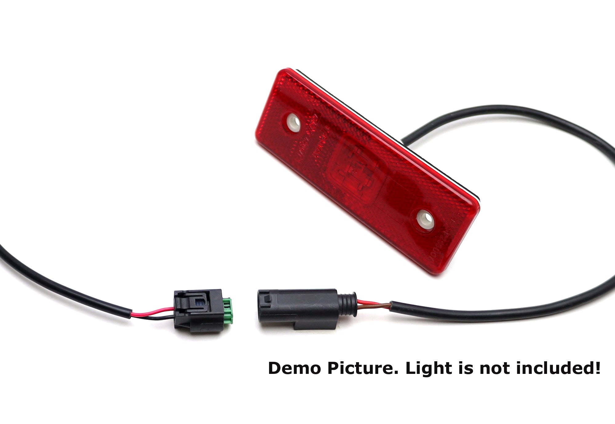 L44A2 2-Pin Female End Connectors w/ 20" Wiring For BMW MINI Mercedes ...