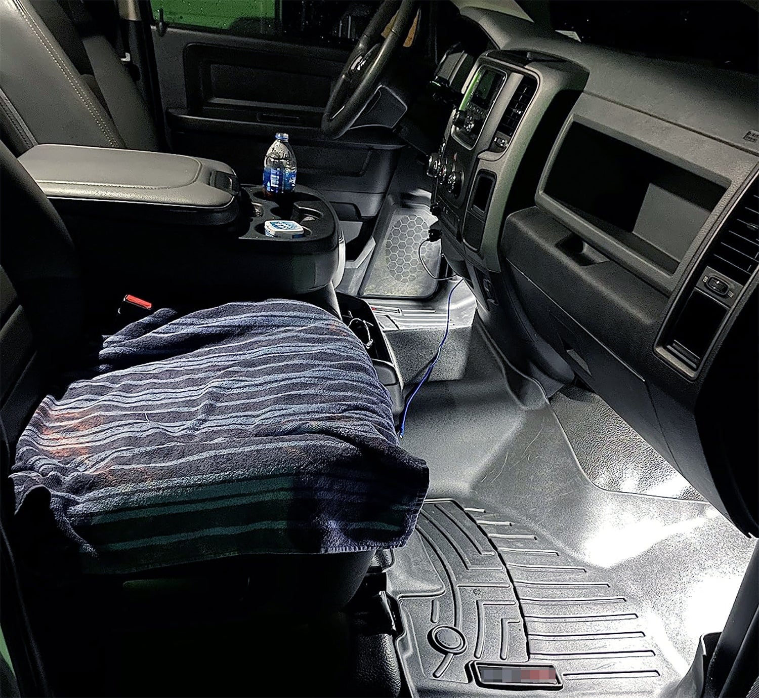 White Full LED Footwell Step Courtesy Lights For Dodge RAM Jeep Wrangl ...