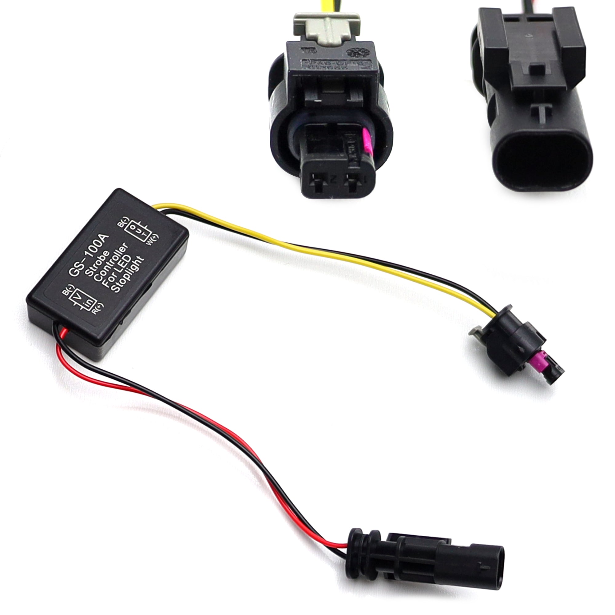 Plug-N-Play F1 Style Strobe 3rd Brake Light Module/Wire For 18+ Jeep W ...