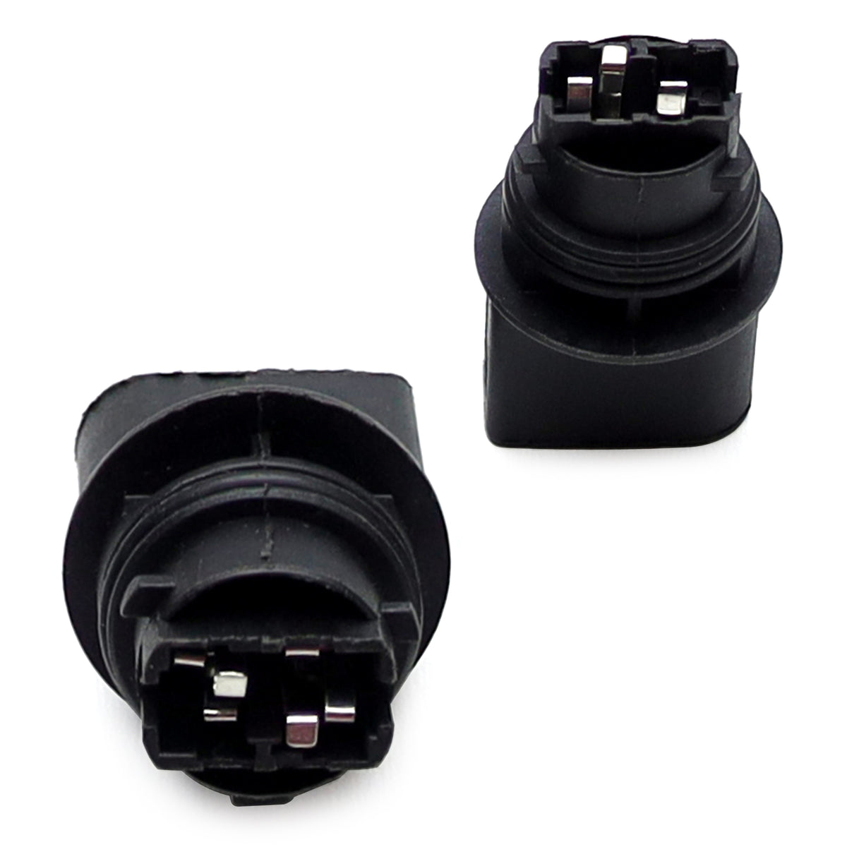 Black OE-Spec W21/5W Headlight DRL Light Sockets For Skoda Citigo Seat ...