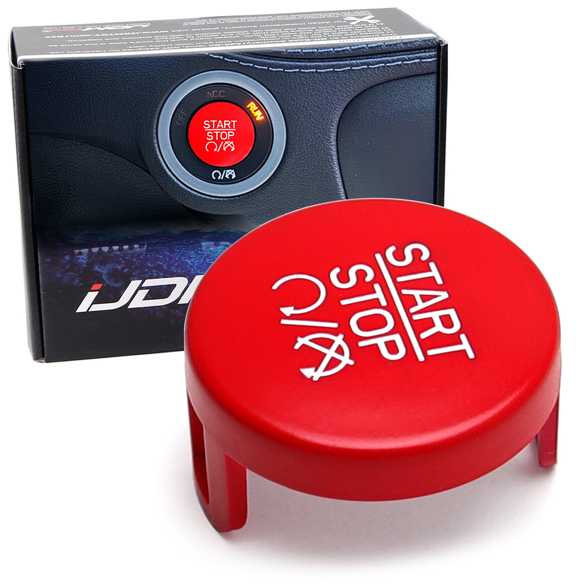SRT Style Red Engine Push Start Button Replacement For Dodge Charger C ...
