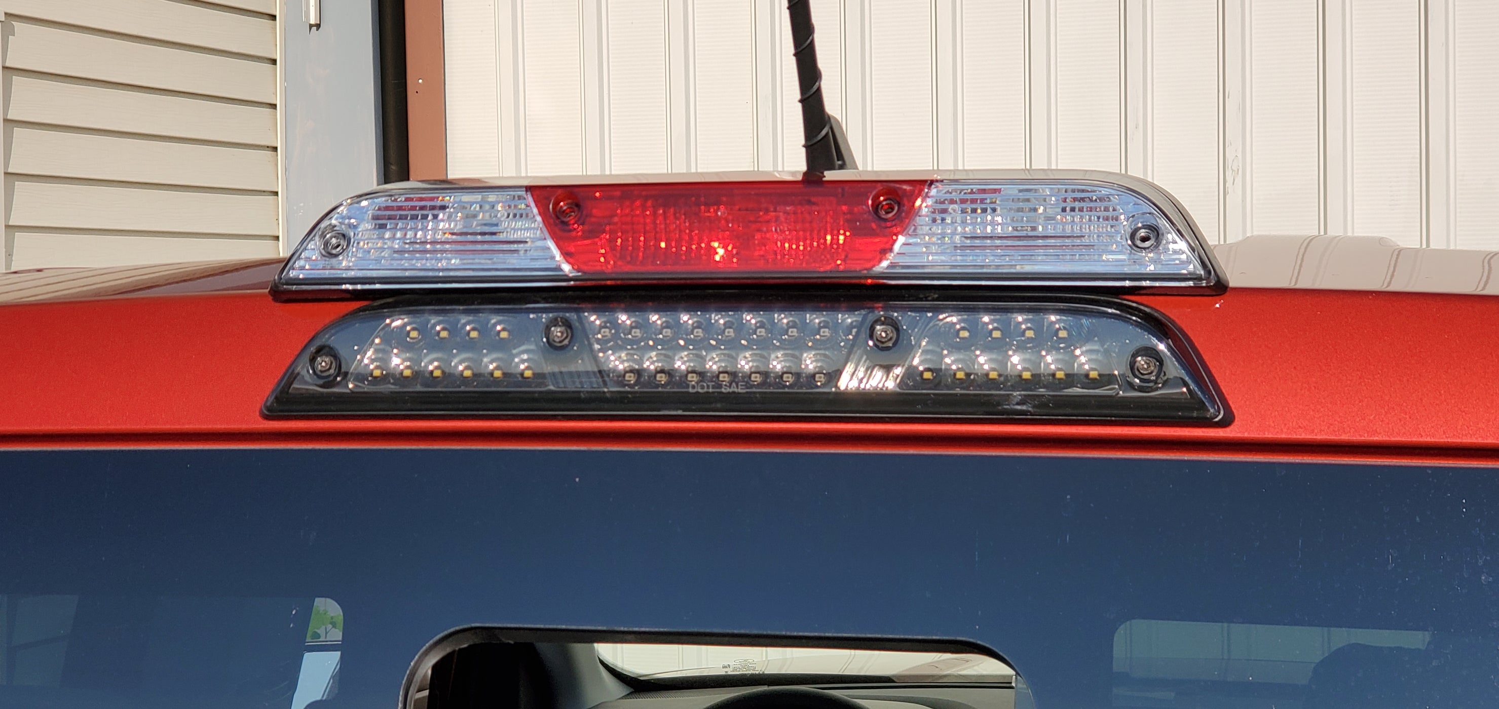 Smoked F1 Strobe LED High Mount 3rd Brake Light For Ford 15-20 F150, F — iJDMTOY.com
