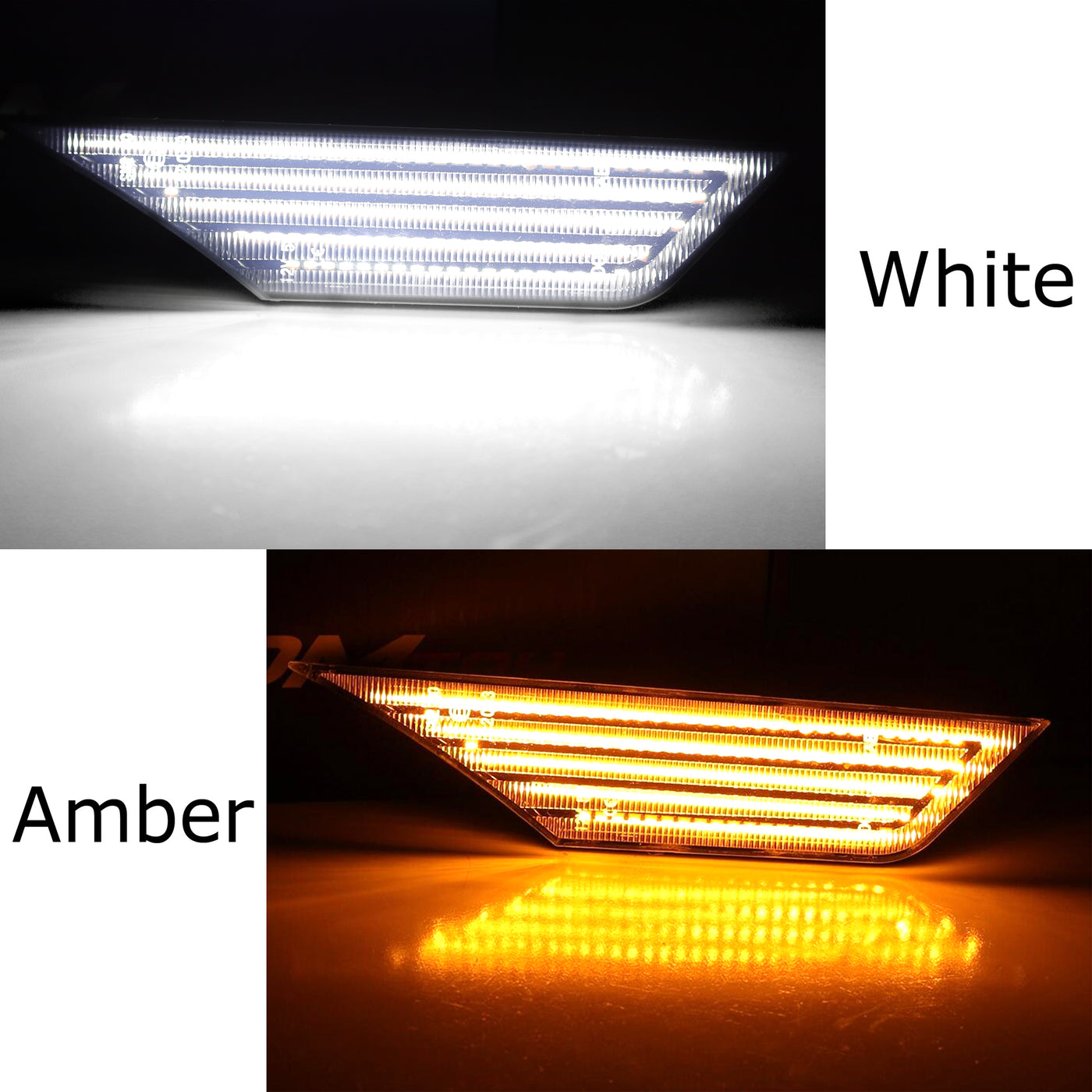 JDM Version Smoked Lens White Full LED Side Marker Light For 2016-21 H ...