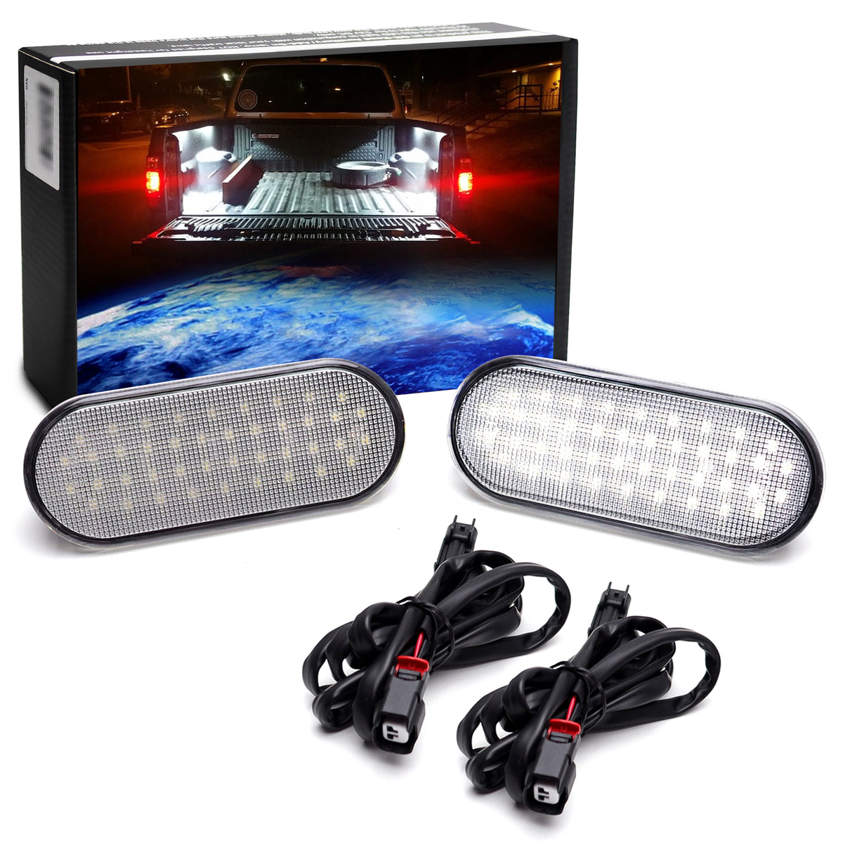 36-SMD LED Truck Bed Lights w/ Jumper Wires For Ford 15-up F150 F250 F ...