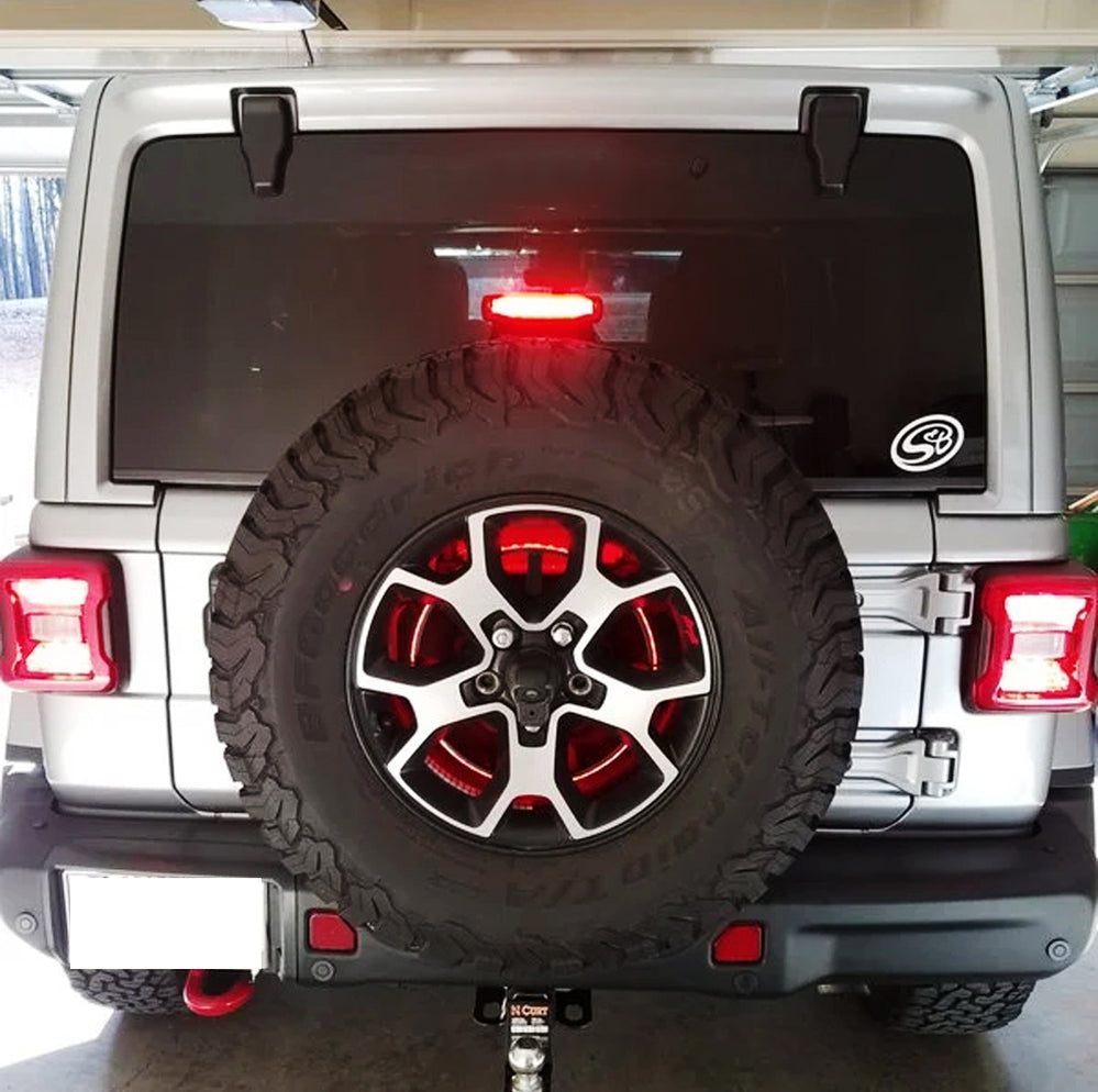 Plug-N-Play F1 Style Strobe 3rd Brake Light Module/Wire For 18+ Jeep W ...