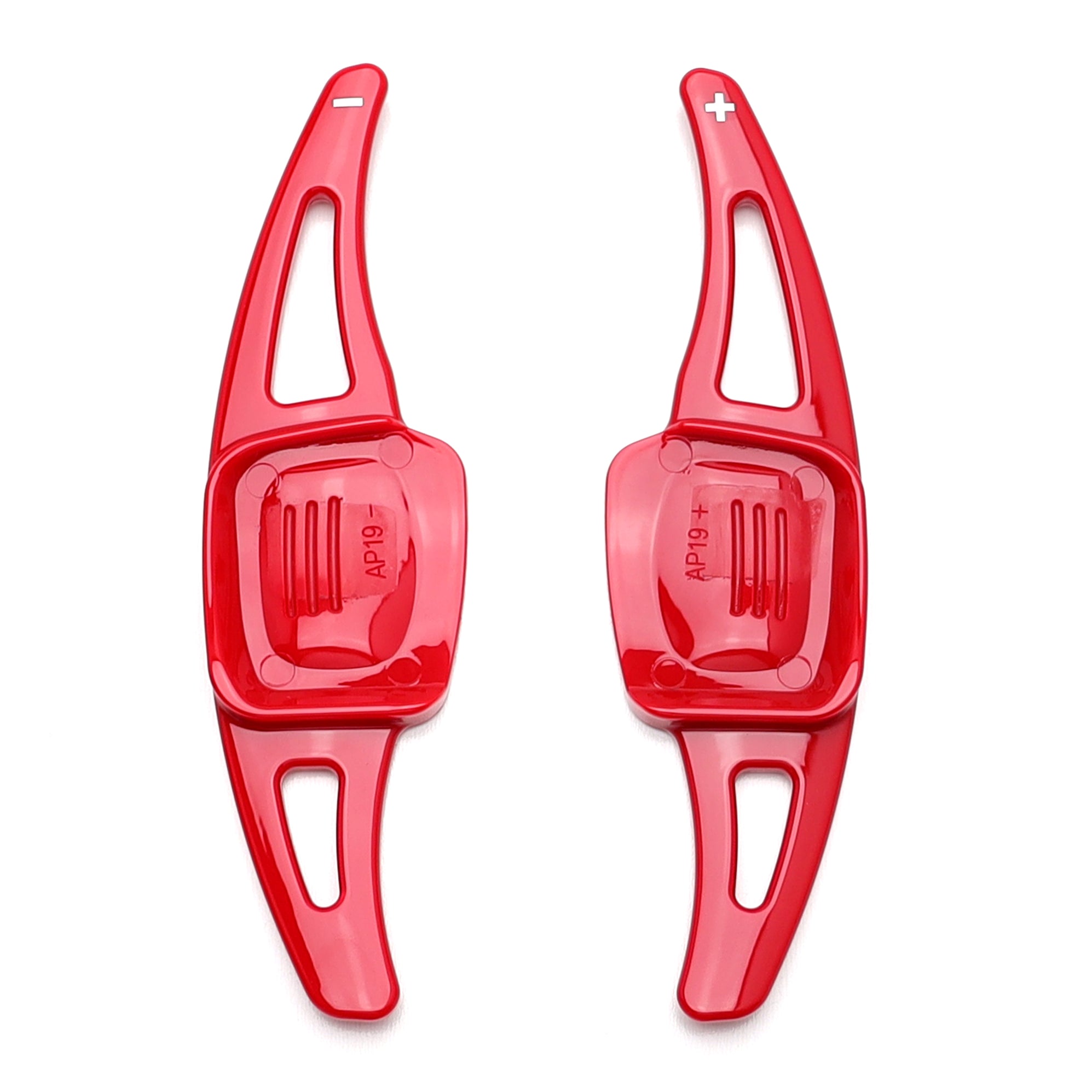 Gloss Red Finish Steering Wheel Large Paddle Shifters For VW MK8 Golf ...