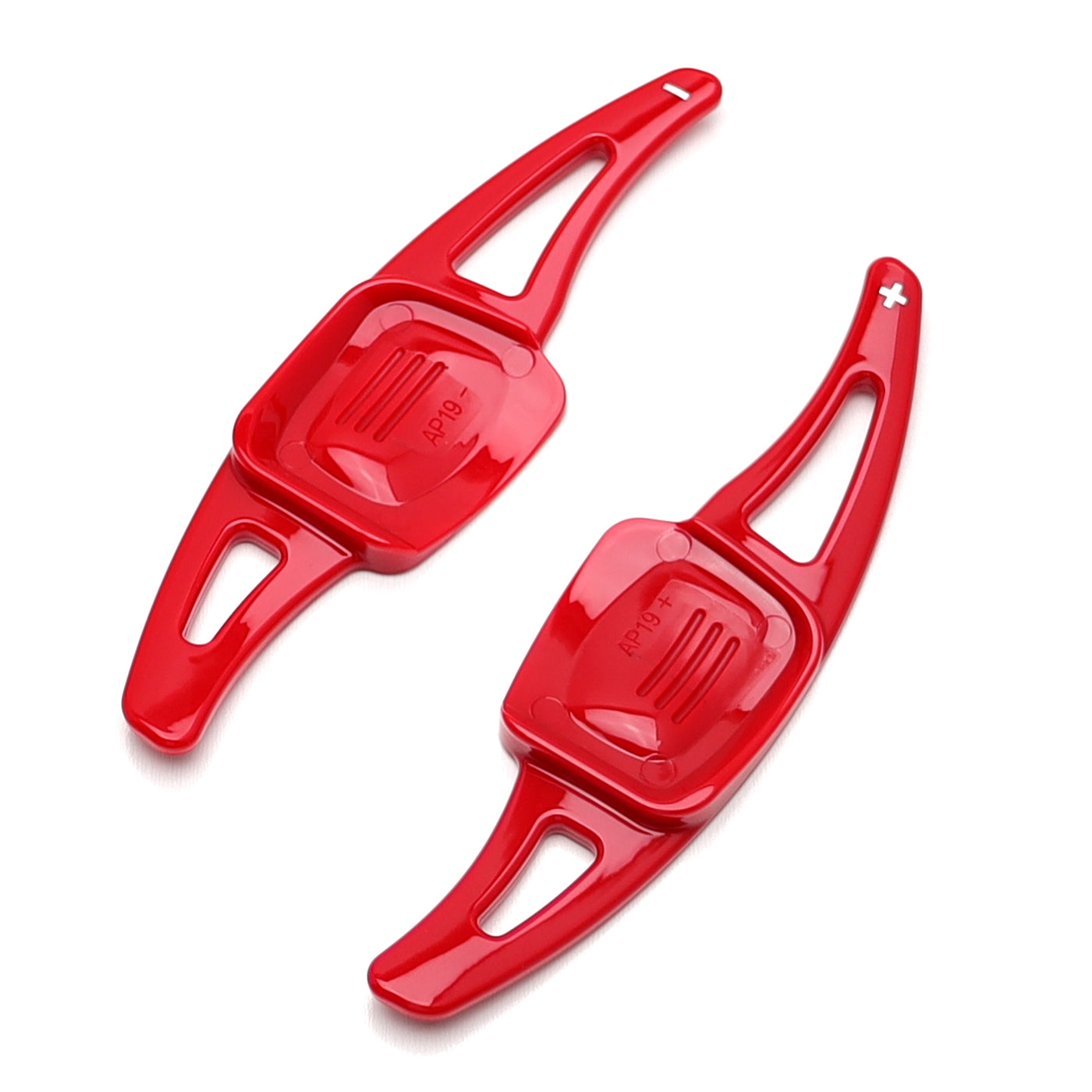 Gloss Red Finish Steering Wheel Large Paddle Shifters For VW MK8 Golf ...