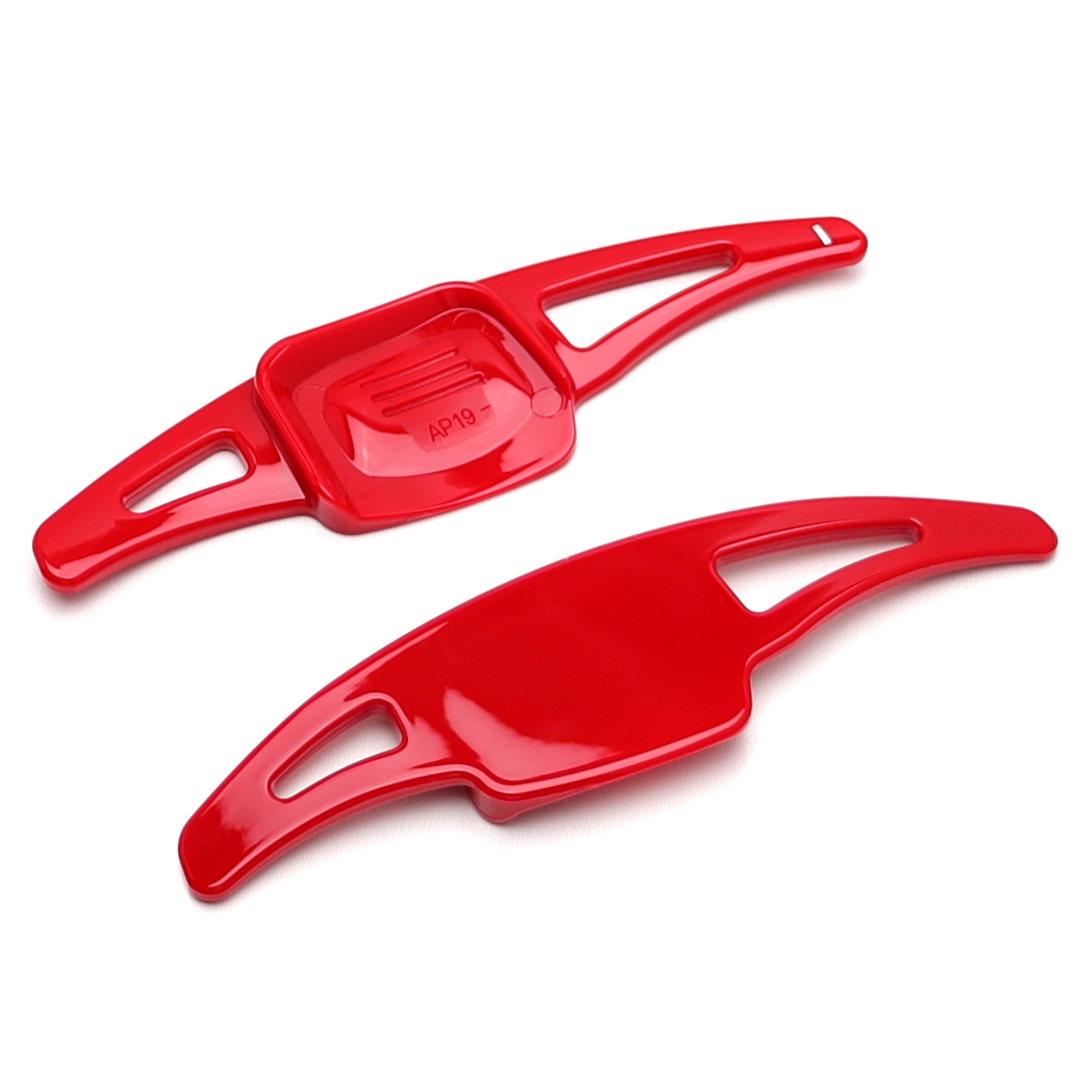 Gloss Red Finish Steering Wheel Large Paddle Shifters For VW MK8 Golf ...