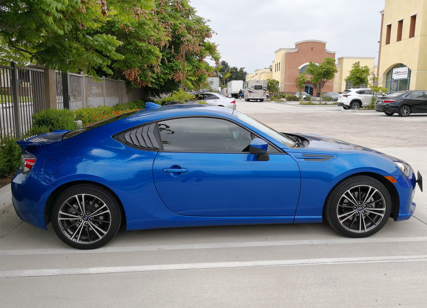 Rear Quarter Side Window Vent Louvers For 13-16 Scion FRS, 17-21 86, S ...