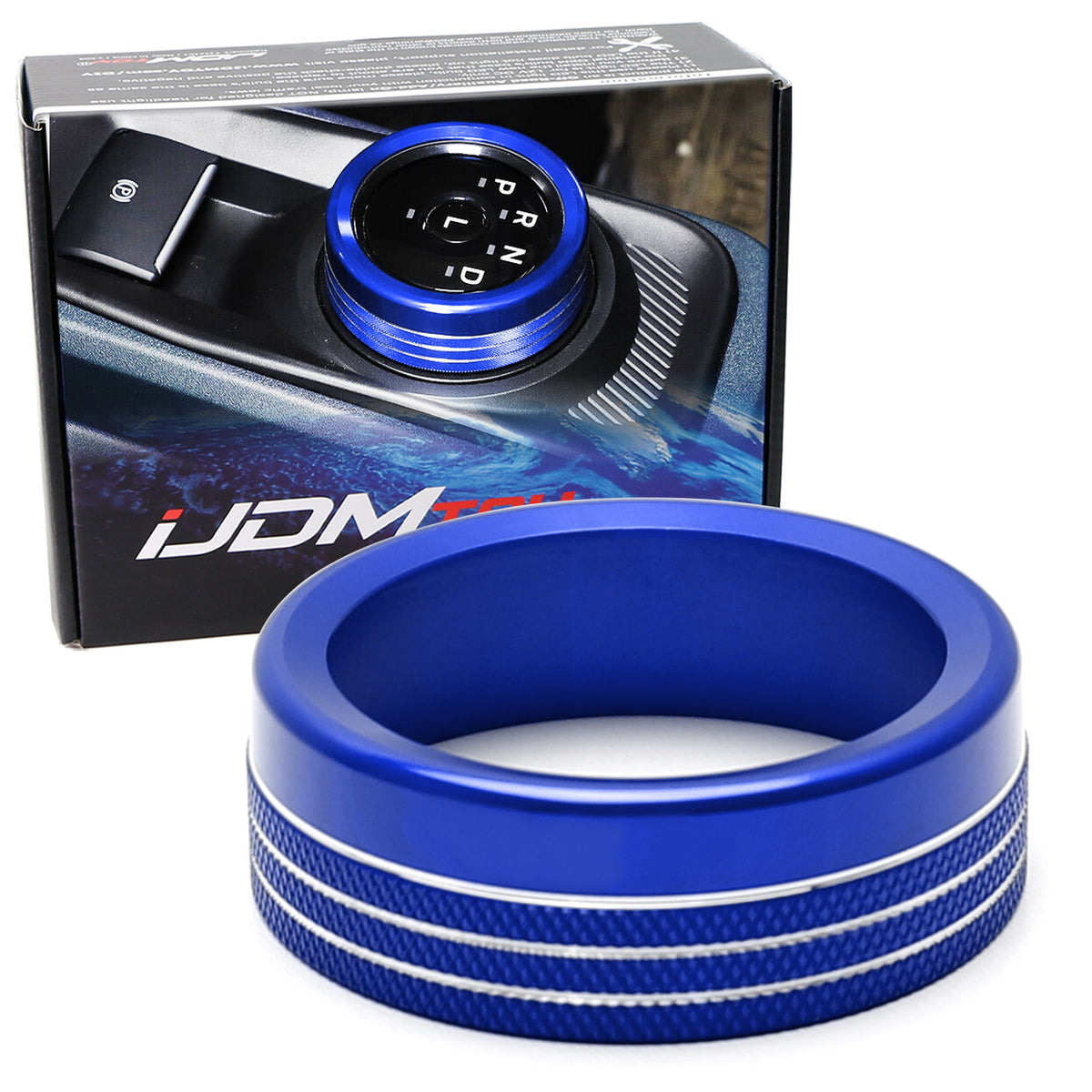 Blue Shifter Knob Rotary/Gear Selector Ring Color Trim For 2022-up For ...