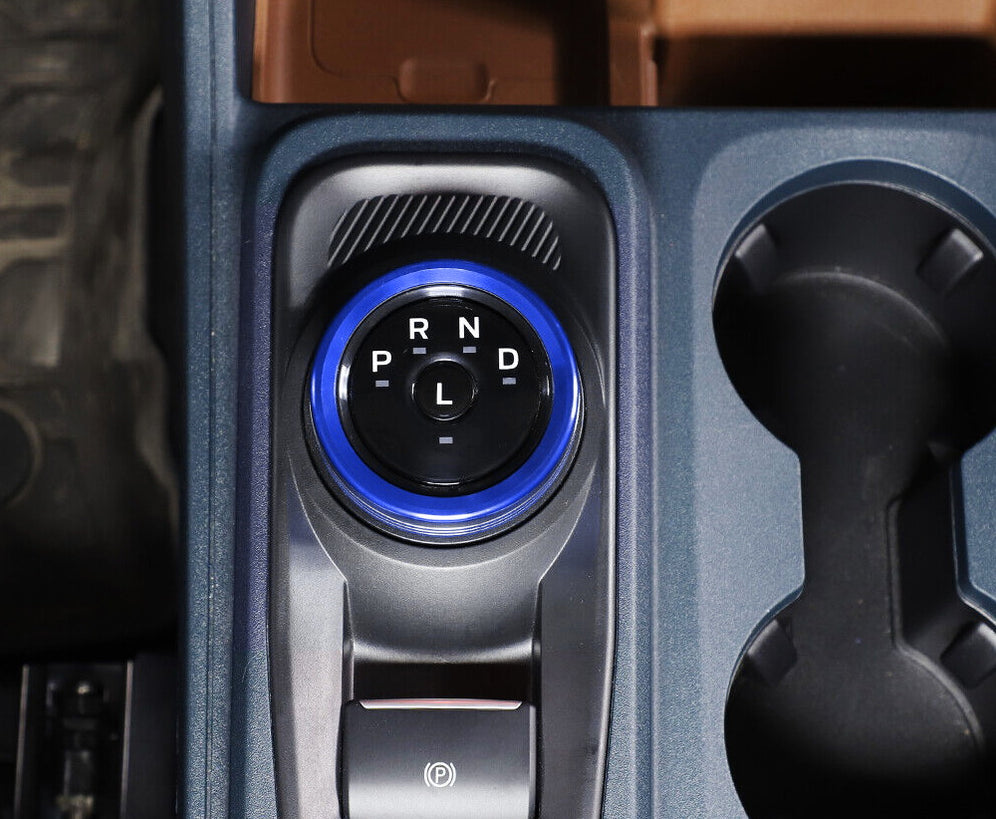 Blue Shifter Knob Rotary/Gear Selector Ring Color Trim For 2022-up For ...