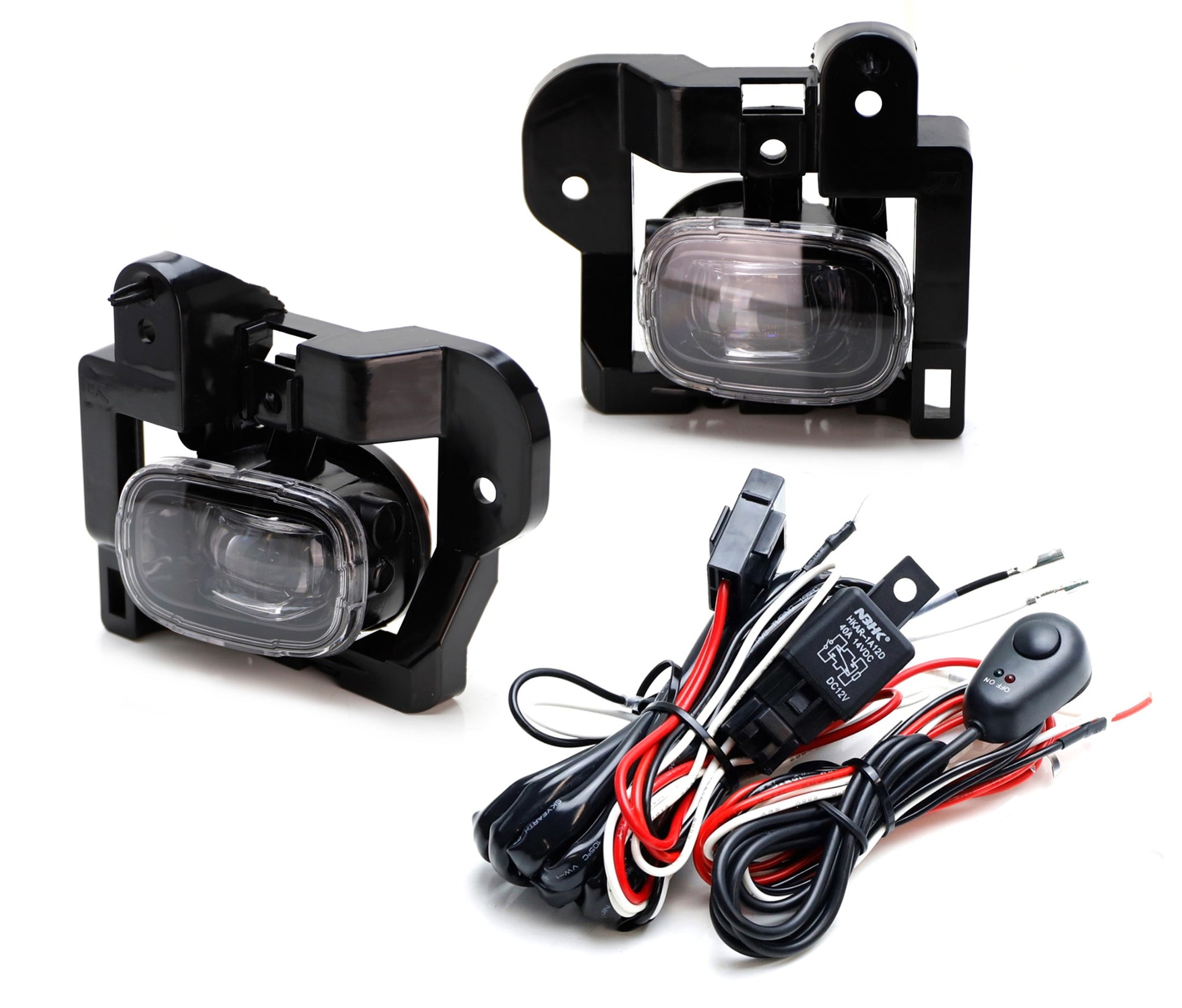 OEM-Spec White 10W High Power LED Fog Light Kit w/ Wire For 2021-up Ni ...