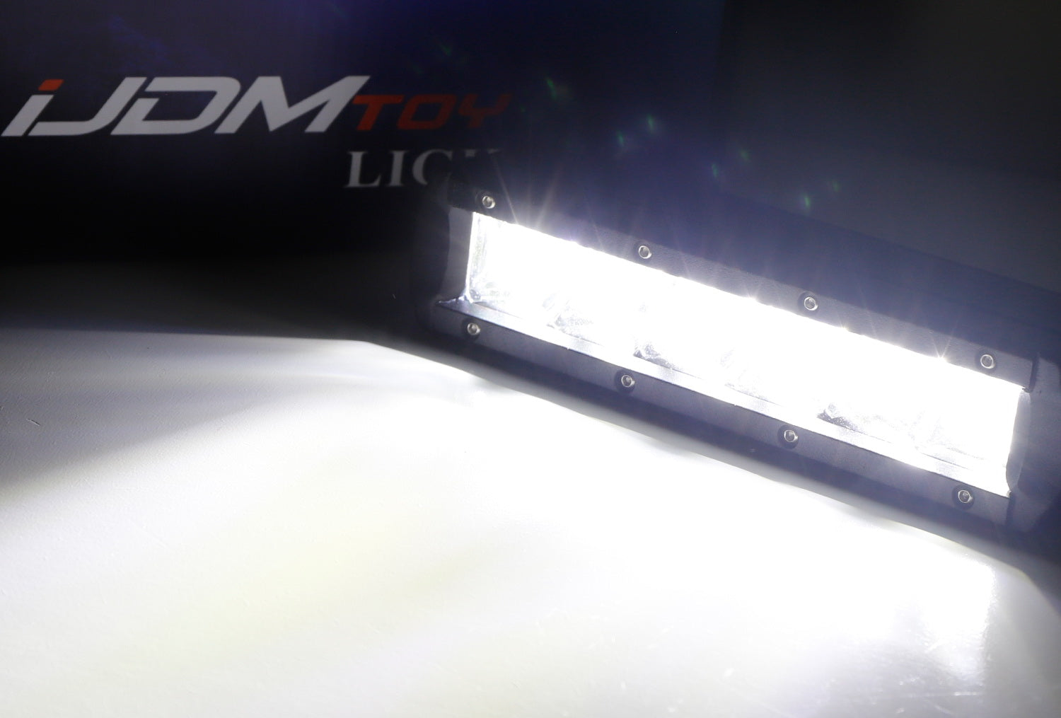 Modular Bumper Mount 6" Mini-SR LED Light Bars w/ Relay Brackets For F ...