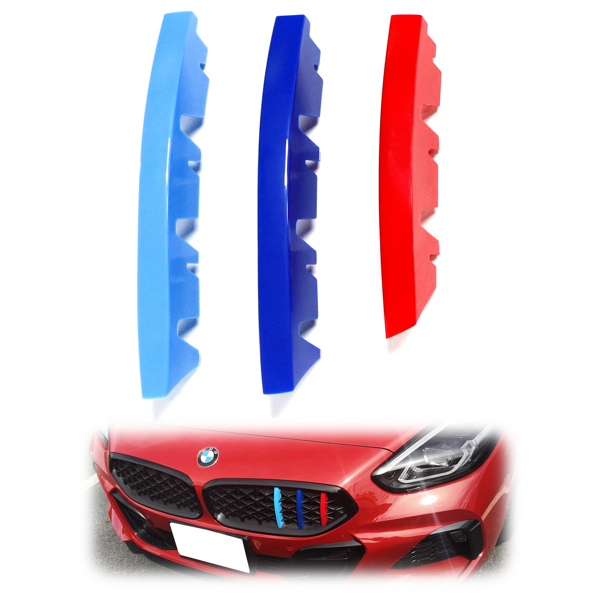 ///M-Colored Grille Insert Trims For 2019-up BMW G29 Z4 3D Mesh Kidney ...