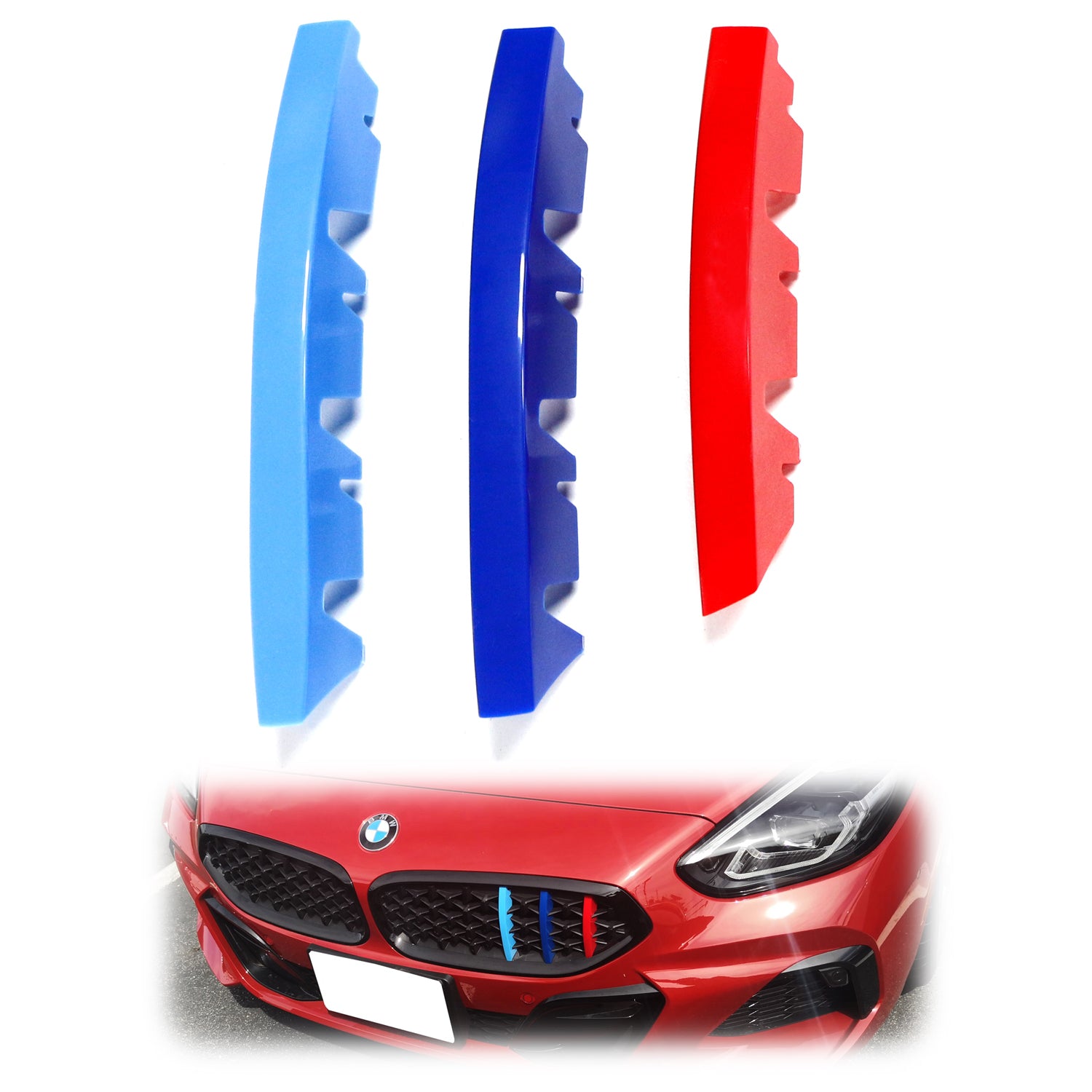 ///M-Colored Grille Insert Trims For 2019-up BMW G29 Z4 3D Mesh Kidney ...