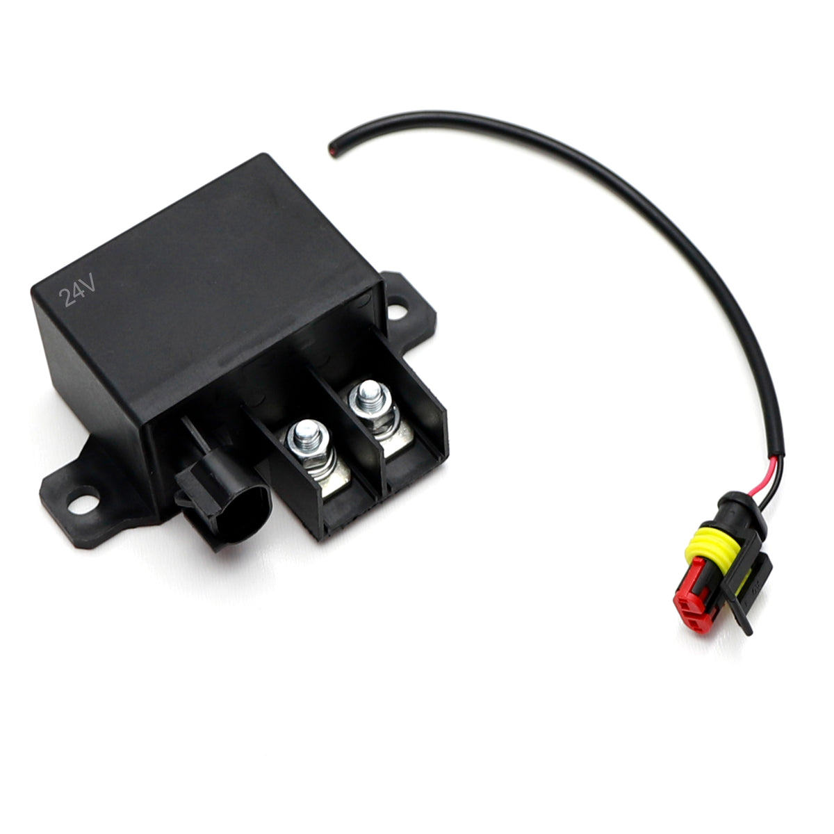 V23132-B2002-A200 24VDC 130A High Current Auto SPST Relay w/Adapter Pi ...