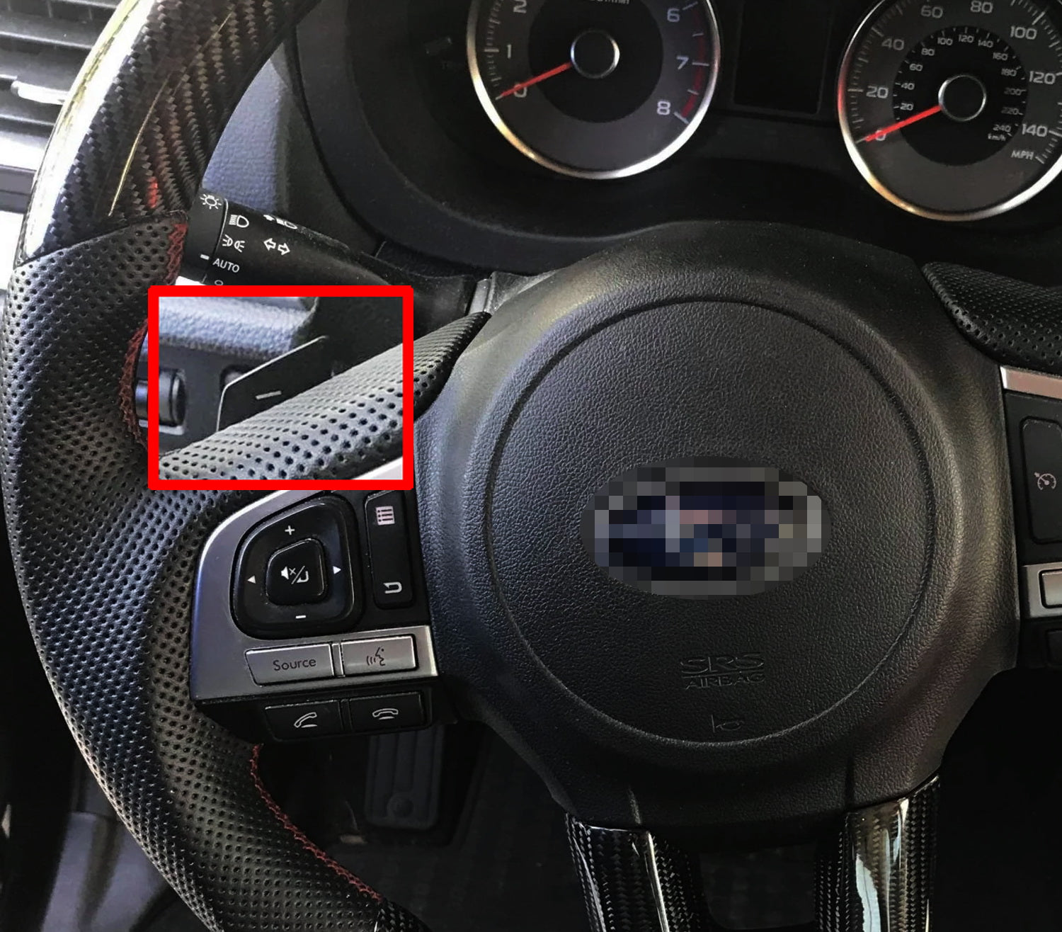 Forged "Carbon" Pattern Steering Wheel Paddle Shifter For Subaru BRZ W ...