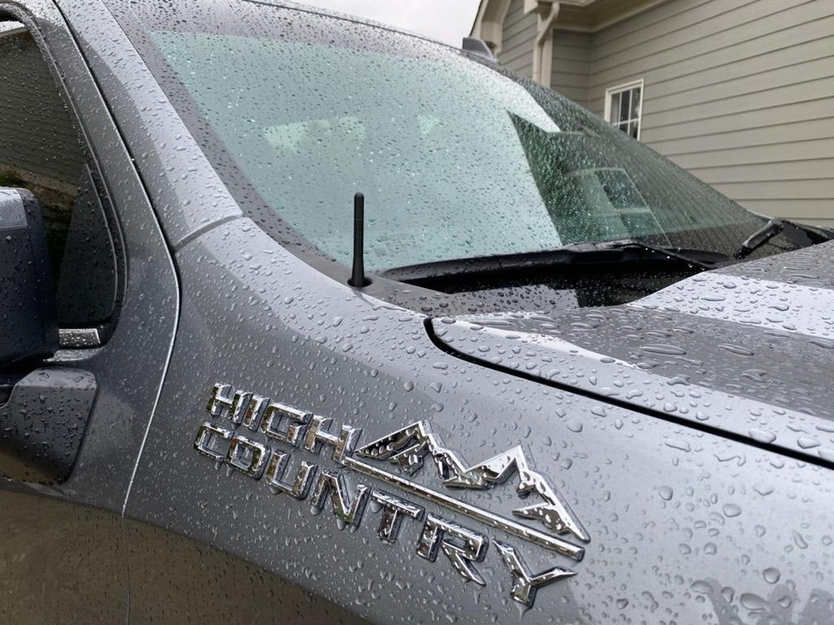 5-Inch Carbon Fiber Short Antenna Topper For Chevy/GMC Dodge RAM Ford ...