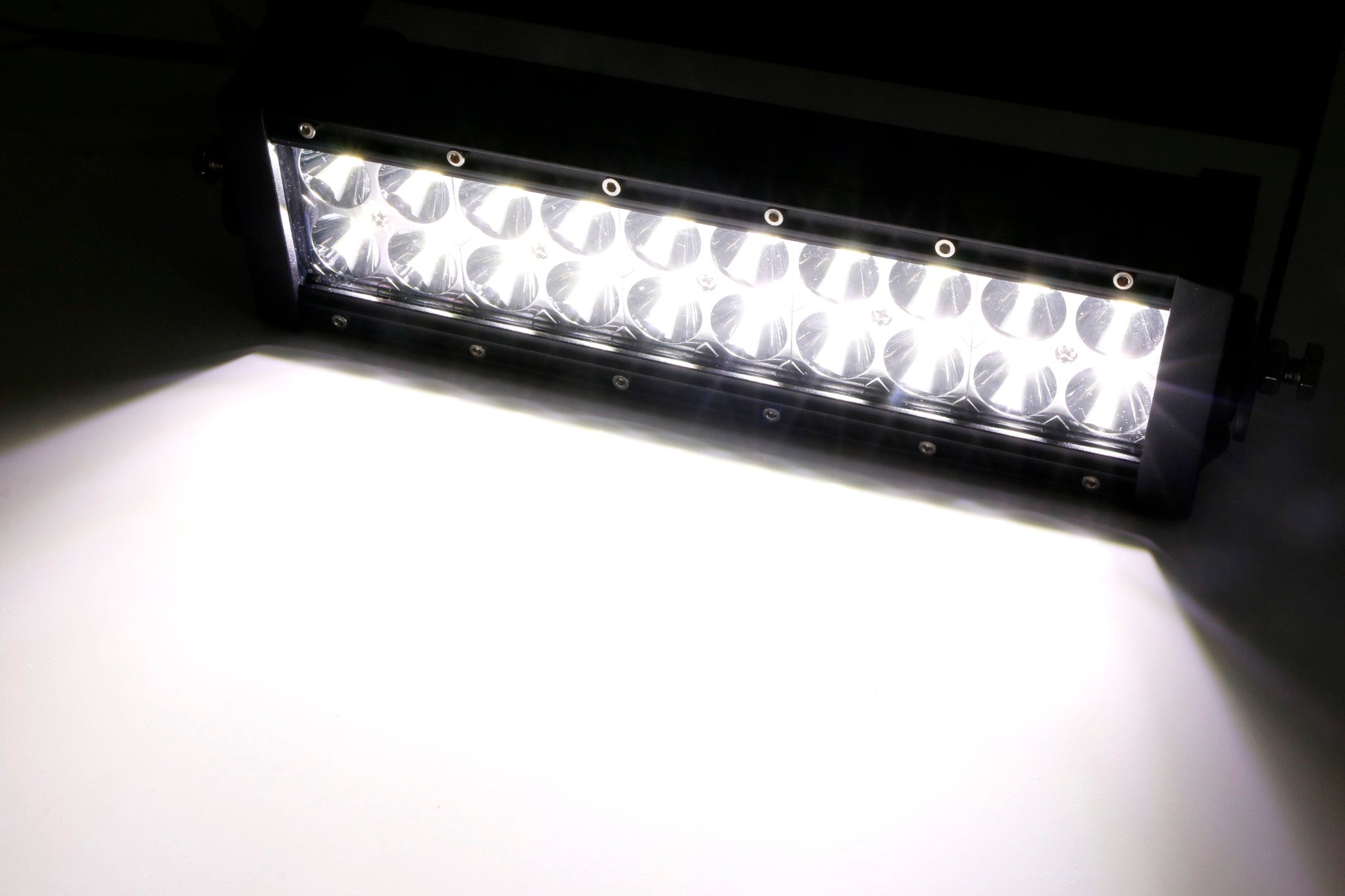 Lower Bumper Opening 12" LED Light Bar Kit w/Brackets, Relay For 22-up ...