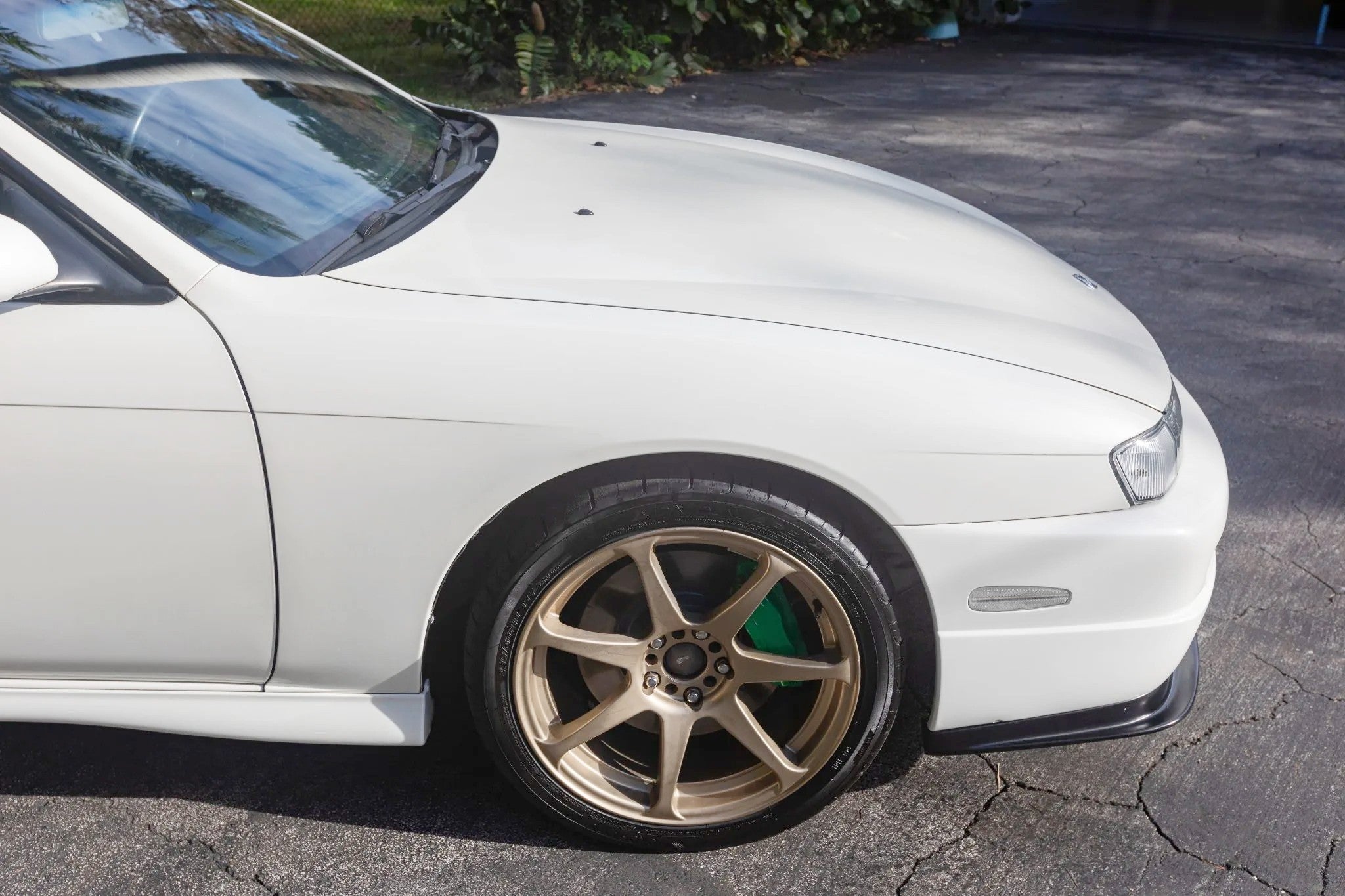 JDM Clear Amber Full LED Strip Front Side Marker For Nissan Silvia S14 ...