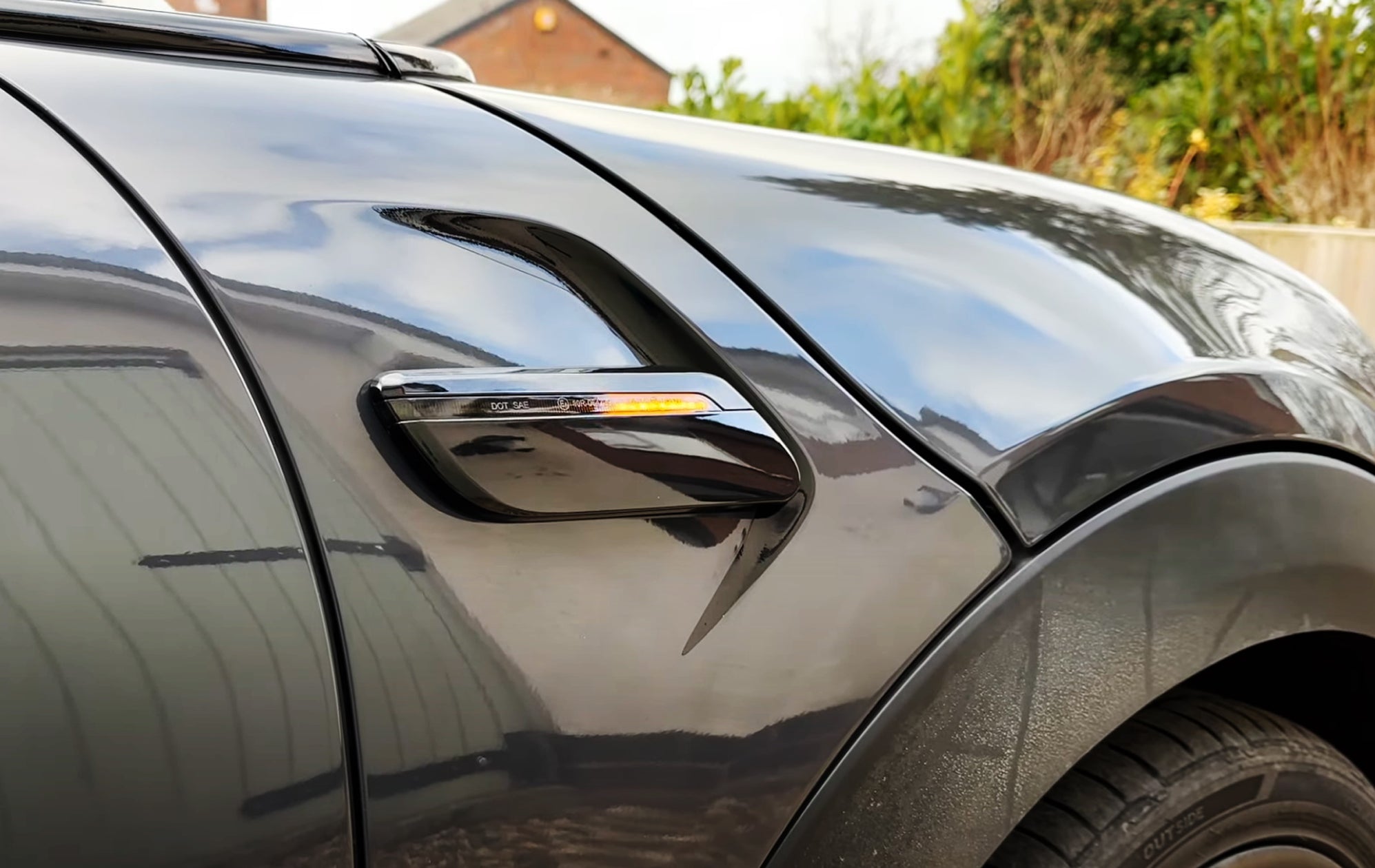 Smoke Sequential Blink Amber LED Fender Side Marker For MINI 22+ LCI F ...