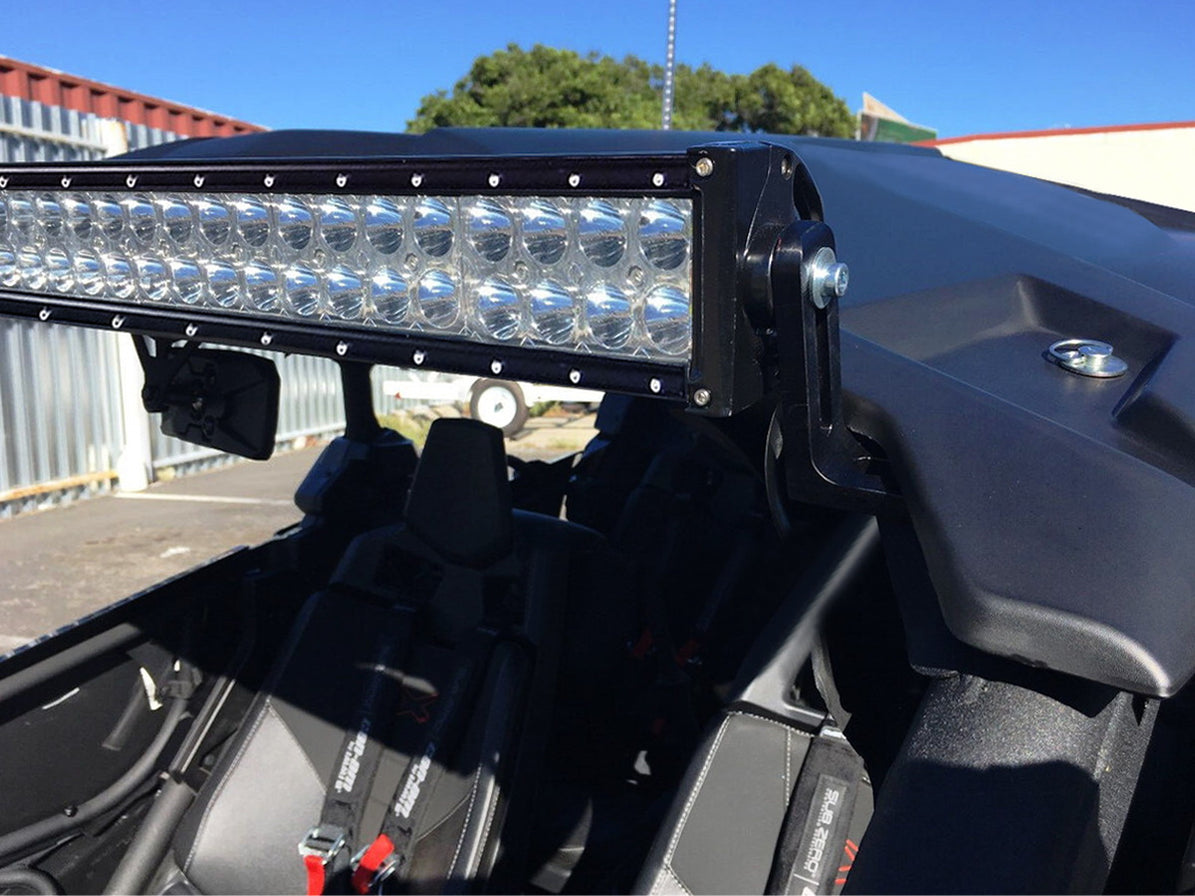 Roof Mount Mega 40" 240W LED Lightbar Kit w/Bracket Relay For CAN-AM M — iJDMTOY.com