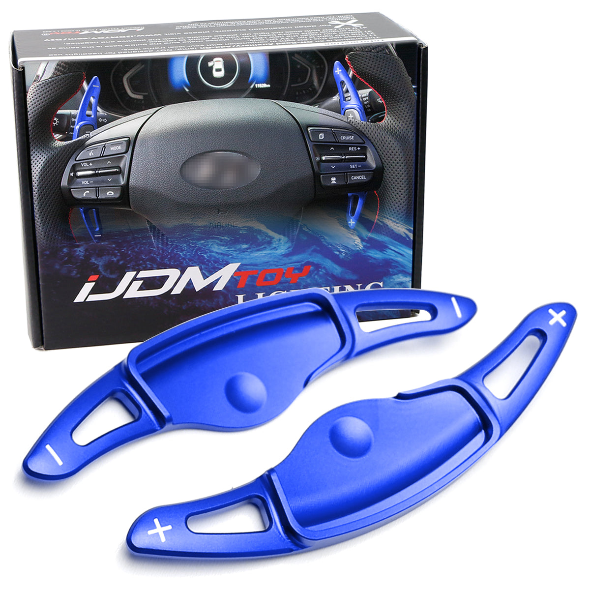 Blue Performance Steering Wheel Paddle Shift Extend For 2019-22 Hyunda ...
