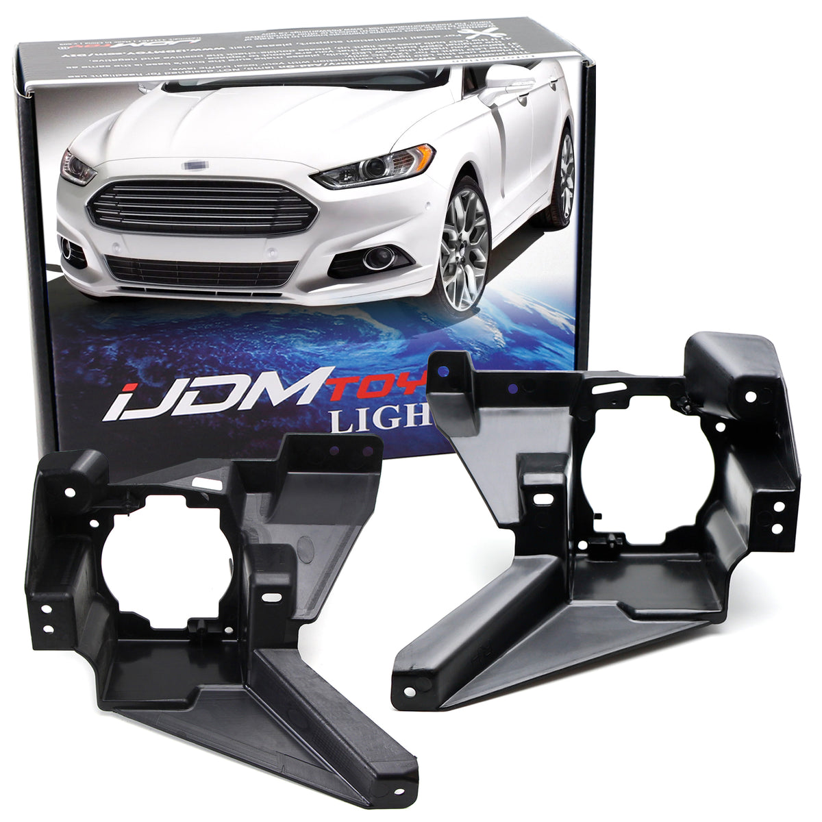 OE-Spec LH/RH Fog Lamp Back Mounting Brackets/Supports For 2013-2016 F ...