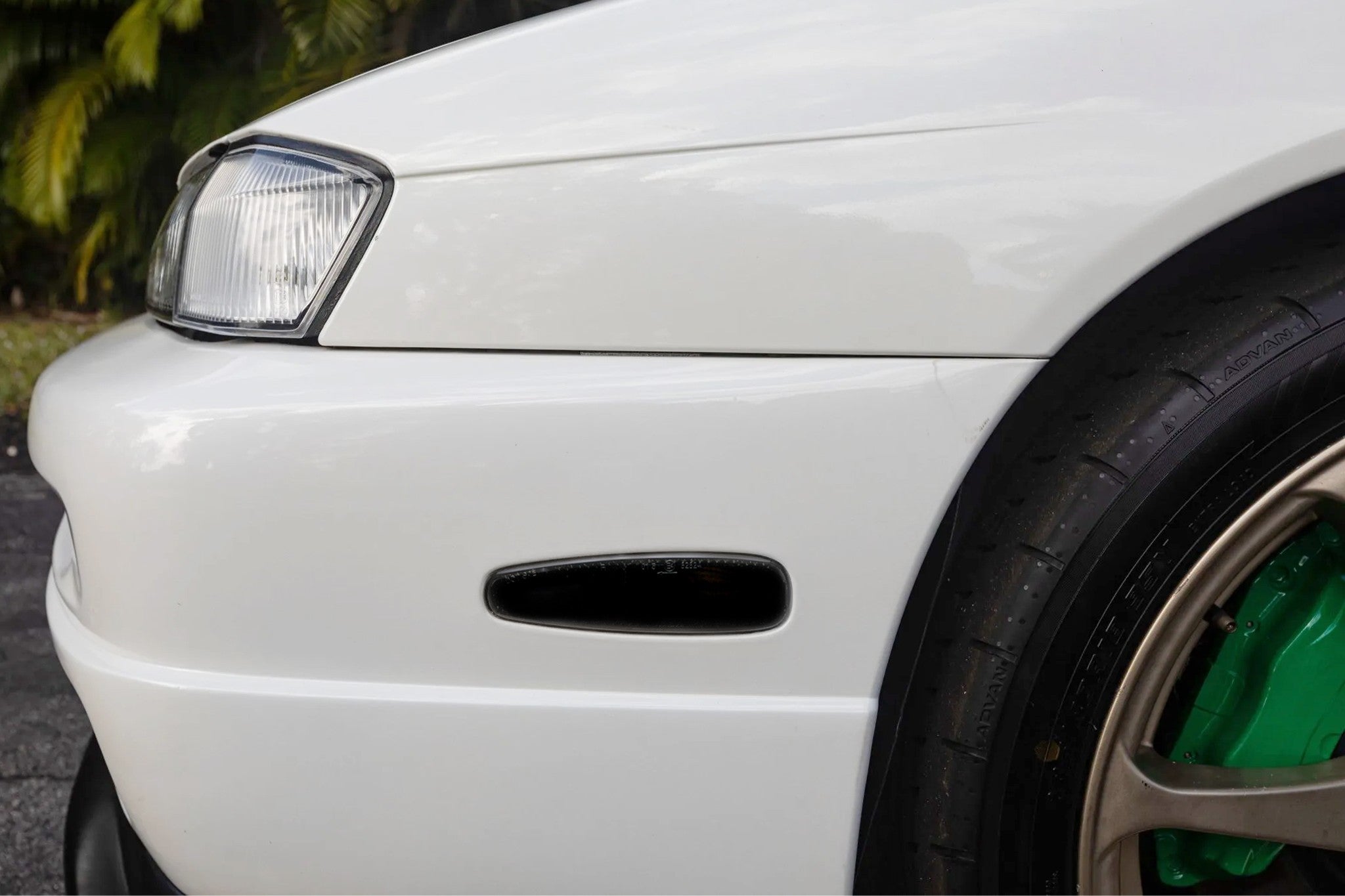 JDM Smoke Amber Full LED Strip Front Side Marker For Nissan Silvia S14 — iJDMTOY.com