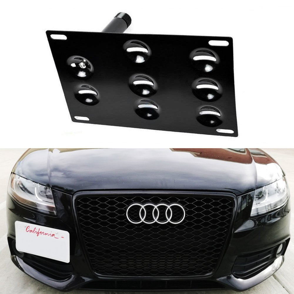 Bumper Tow Hook License Plate Mounting Bracket For Audi A4 A5 S4 S5 RS ...