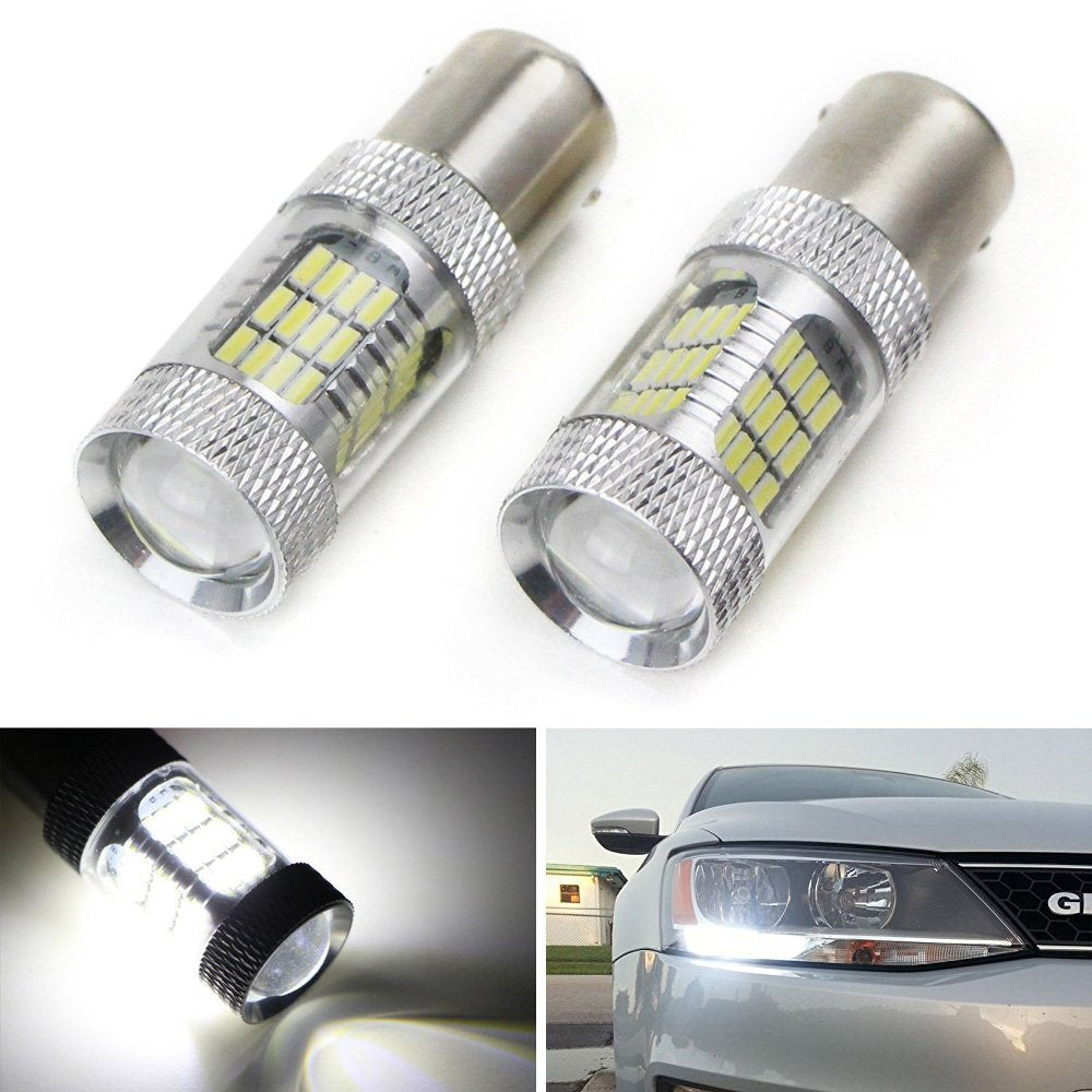 CANbus HID White Reflector LED Bulbs for Volkswagen MK6 Jetta Daytime ...
