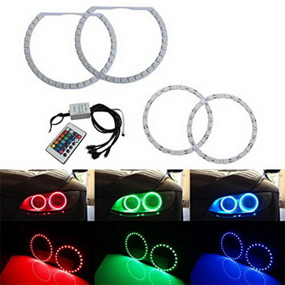 RGB LED Halo Rings For E92 E93 RGB Multi-Color LED Angel Eyes Halo ...