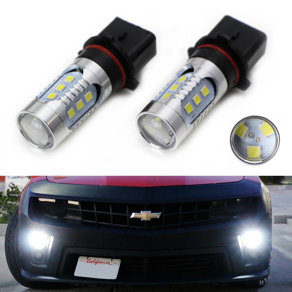 (2) Xenon White High Power P13W LED Bulbs For Daytime Running Lights F ...