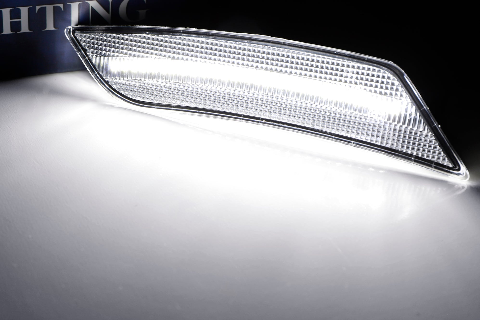 Clear Lens White Full LED Side Marker Lights For Cadillac ATS XT5 & Ch ...