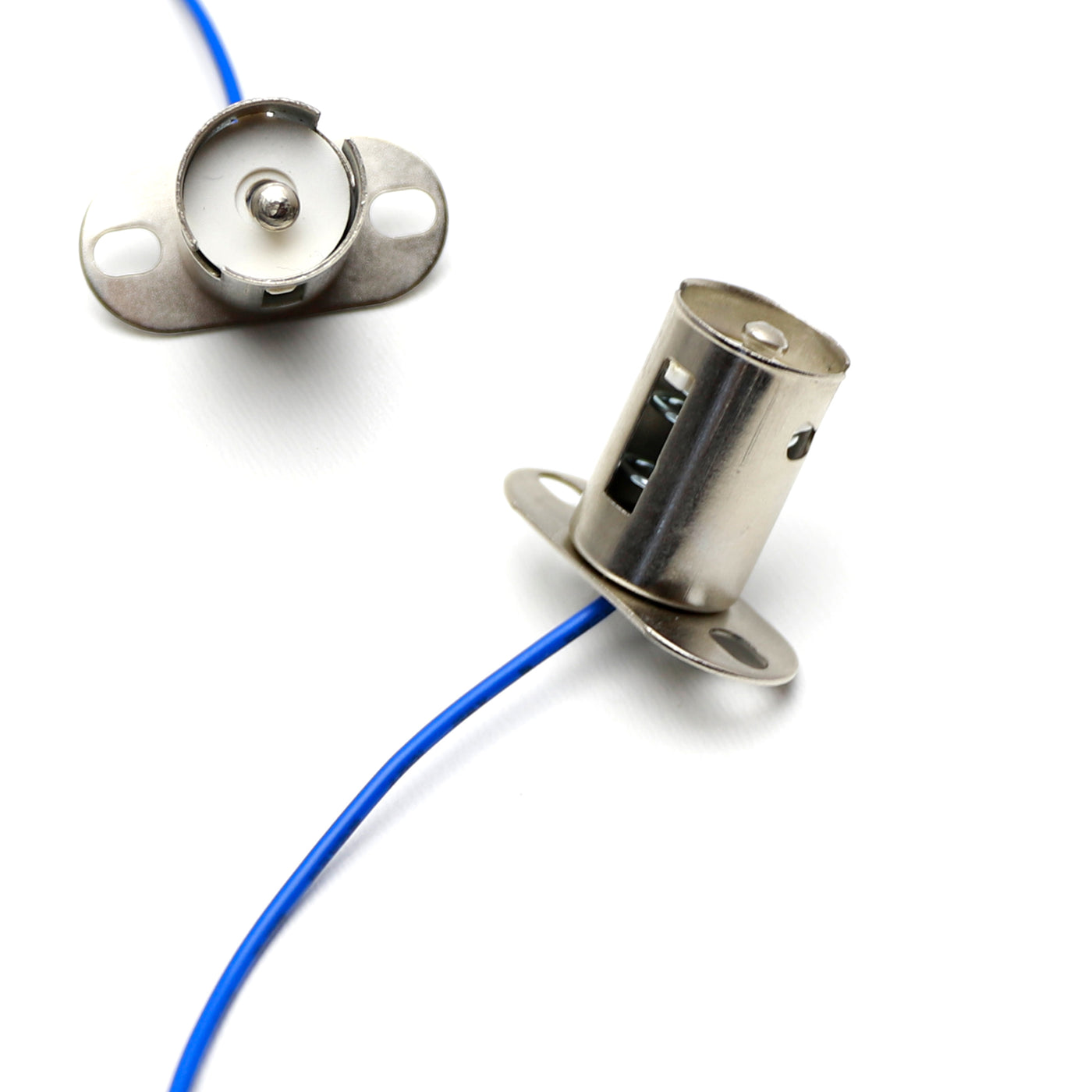 1156 Metal Socket w/ Flush Mount Base & Pigtail Wiring For Car Lightin ...