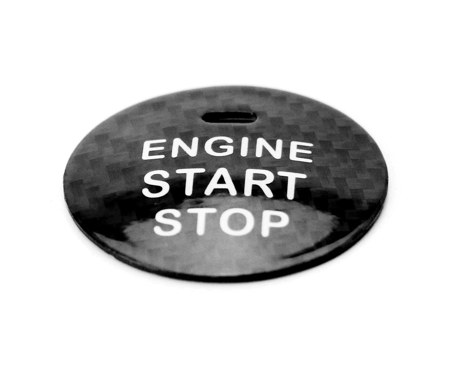 Black Real CarbonFiber Engine Push Start Button For Subaru BRZ Crosstr ...