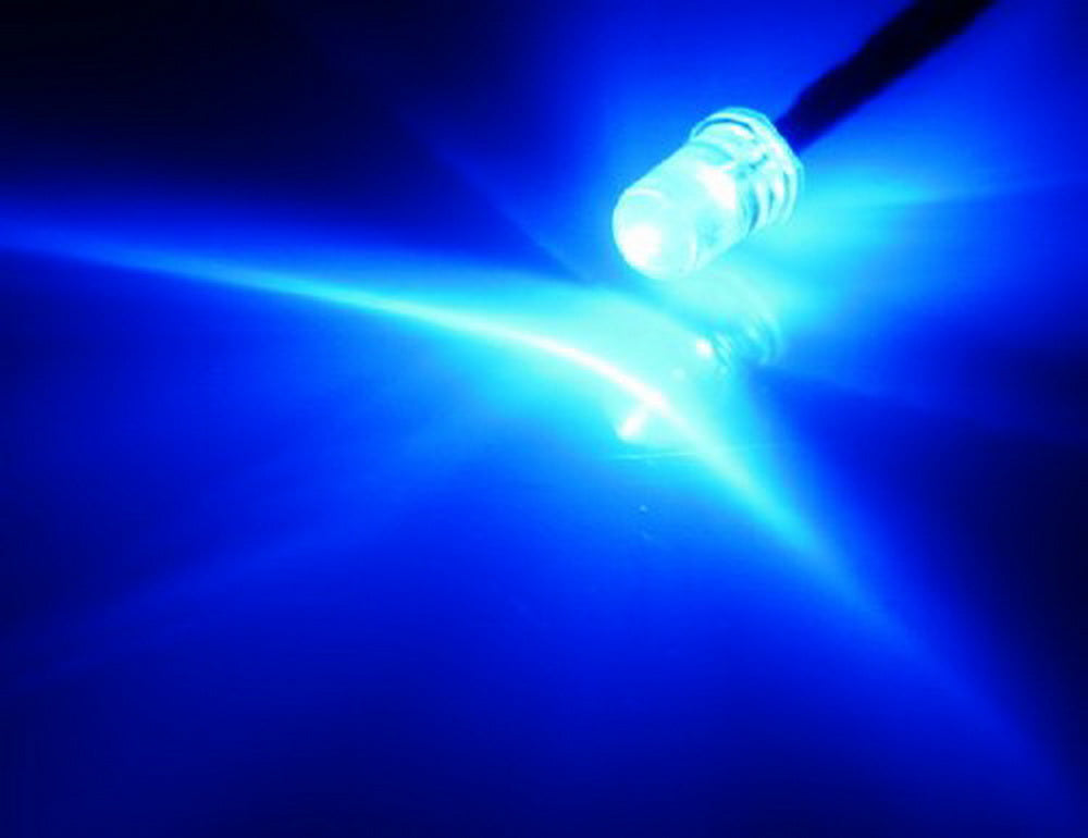 (20) Ultra Blue 12V LED Lights For Headlights DRL Angel Eyes Fog Retro ...