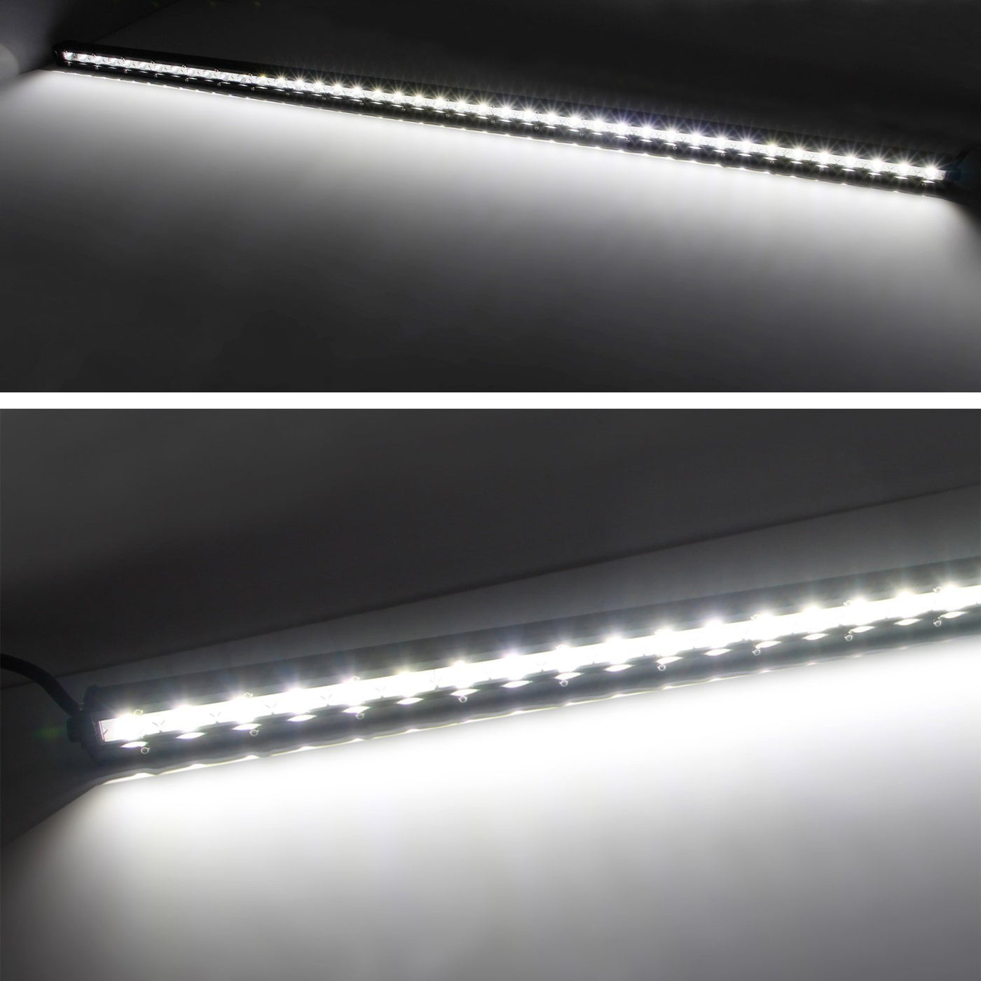 108W 36" LED Light Bar w/ Hood Scoop Bulge Mounting Wiring 14-21 Toyot ...